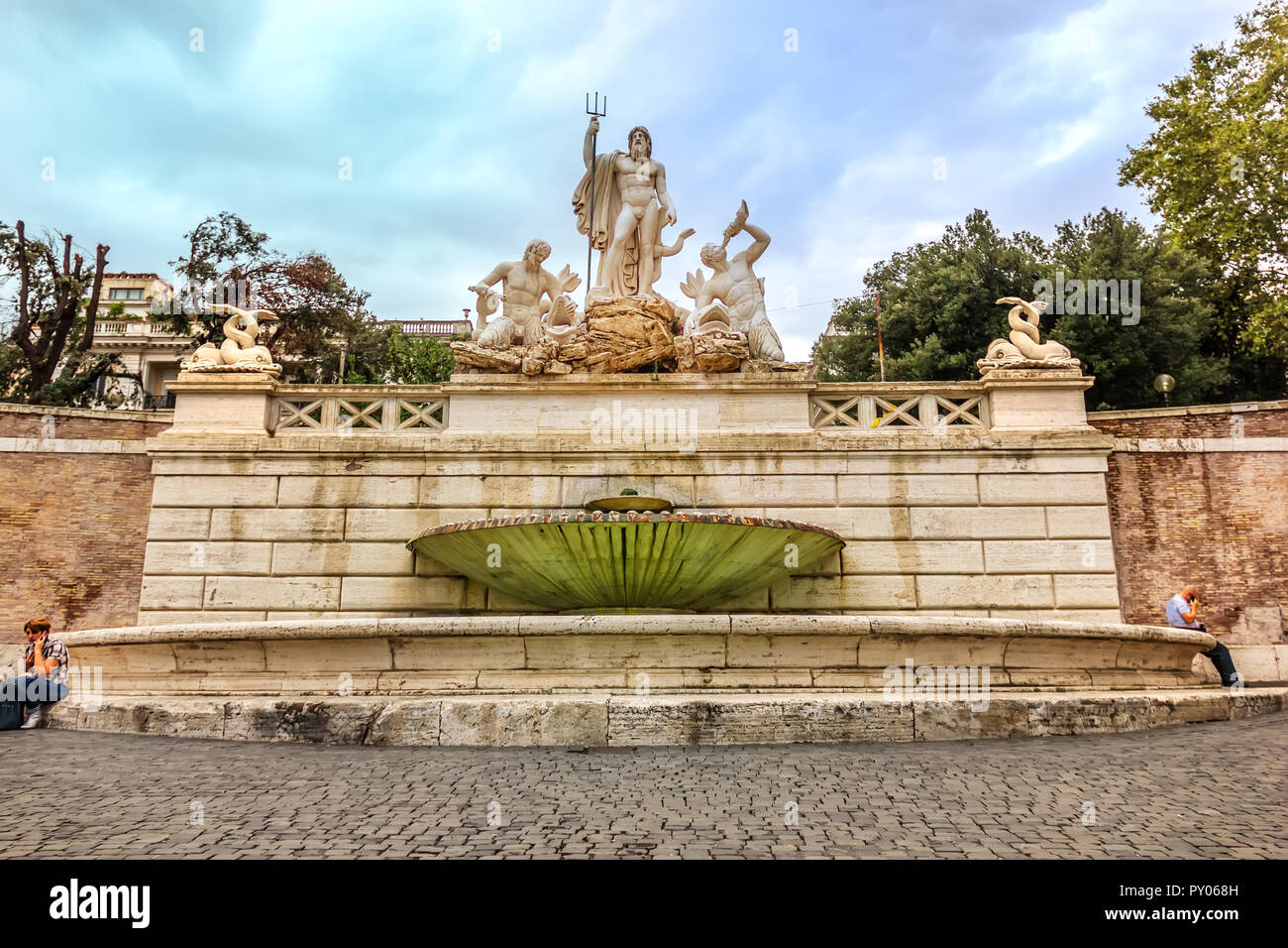 Pincio hill park rome hi-res stock photography and images - Alamy