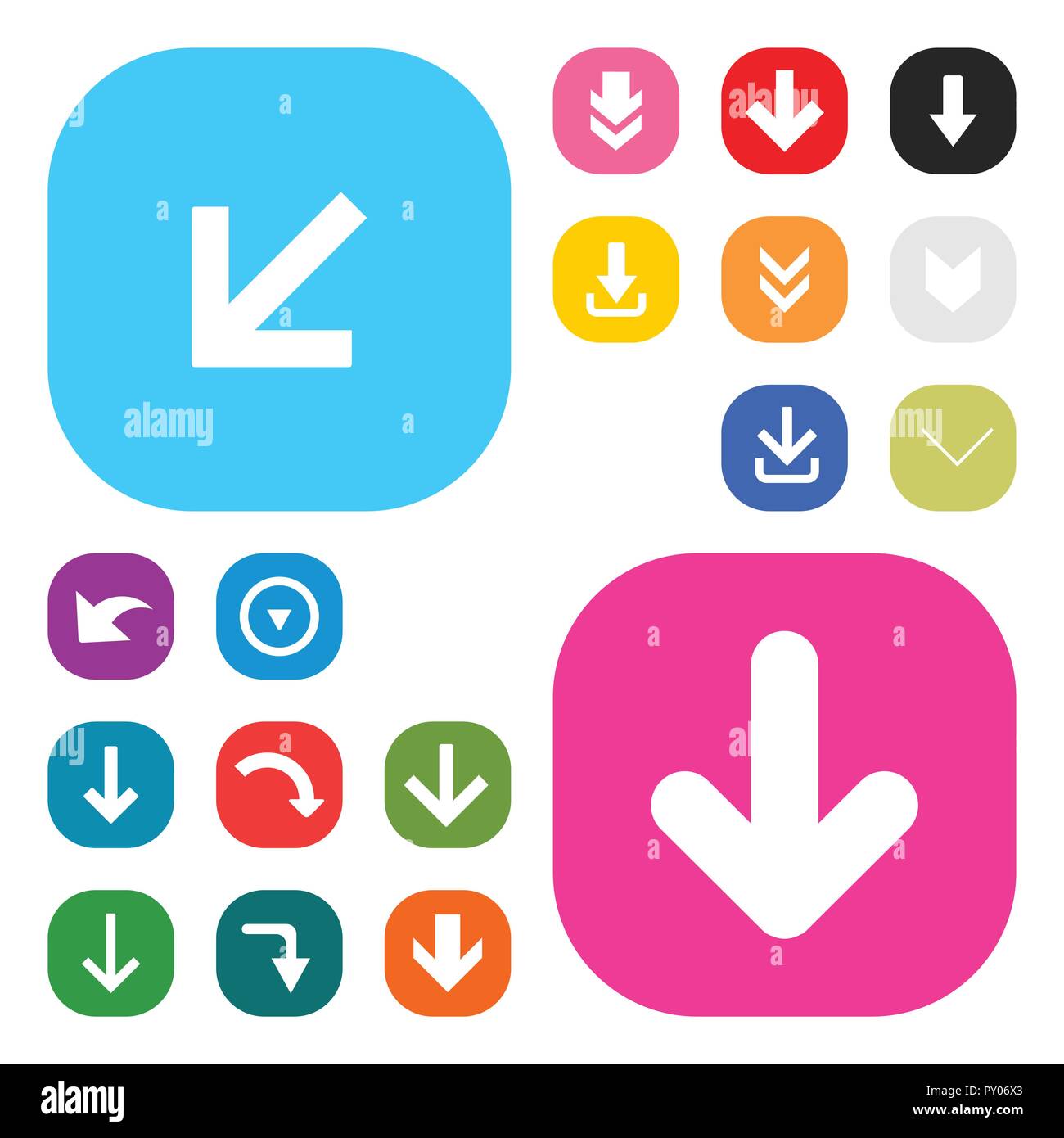 User Interface Buttons Design Set Vector Stock Vector Image And Art Alamy