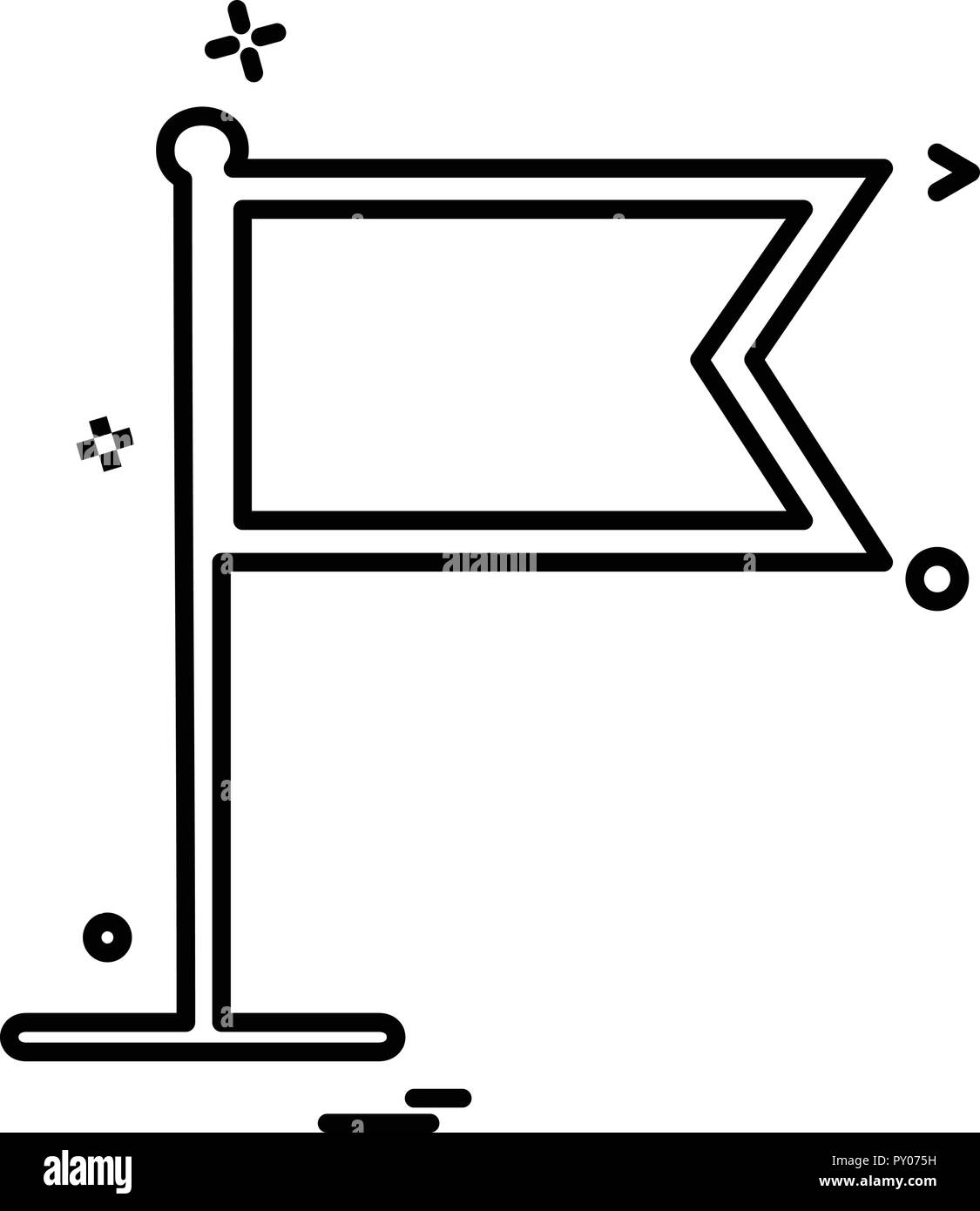 Flag icon design vector Stock Vector Image & Art - Alamy