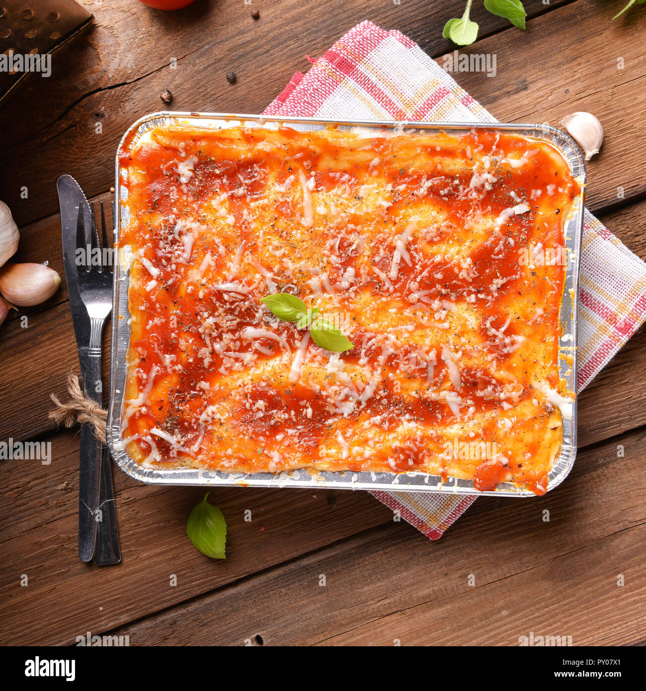 Beef lasagne packet hi-res stock photography and images - Alamy