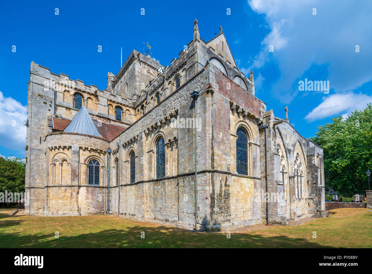 Romsey abbey hi-res stock photography and images - Alamy