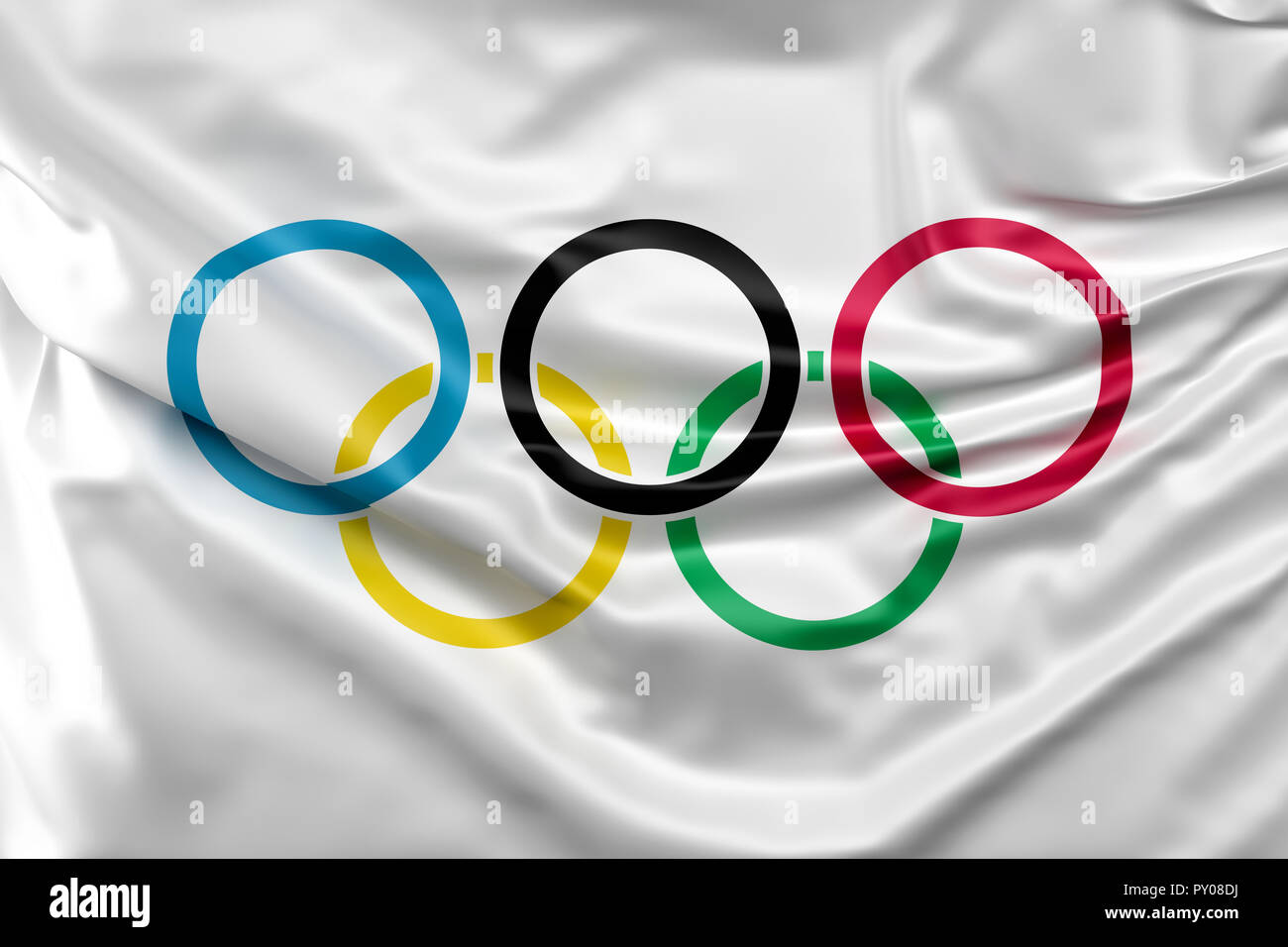 Olympics flag hi-res stock photography and images - Alamy
