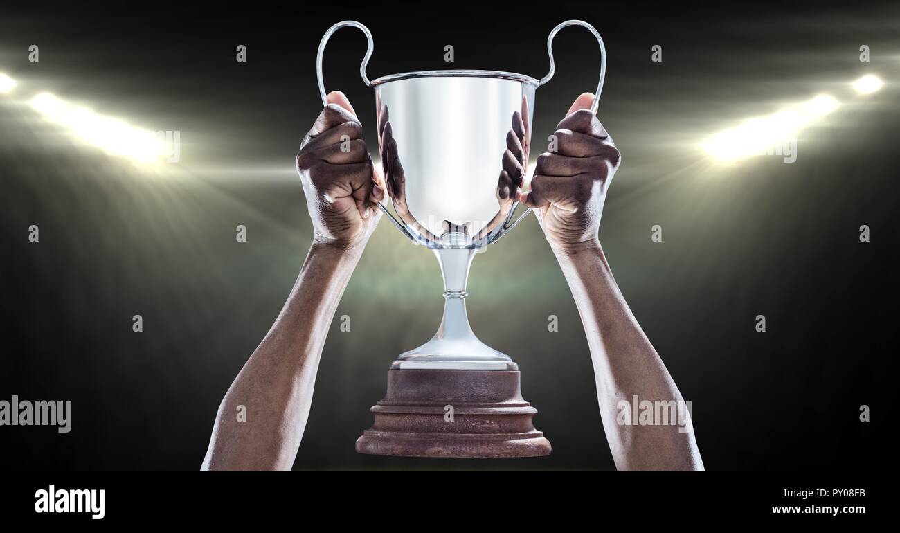 Lifting trophy hi-res stock photography and images - Alamy