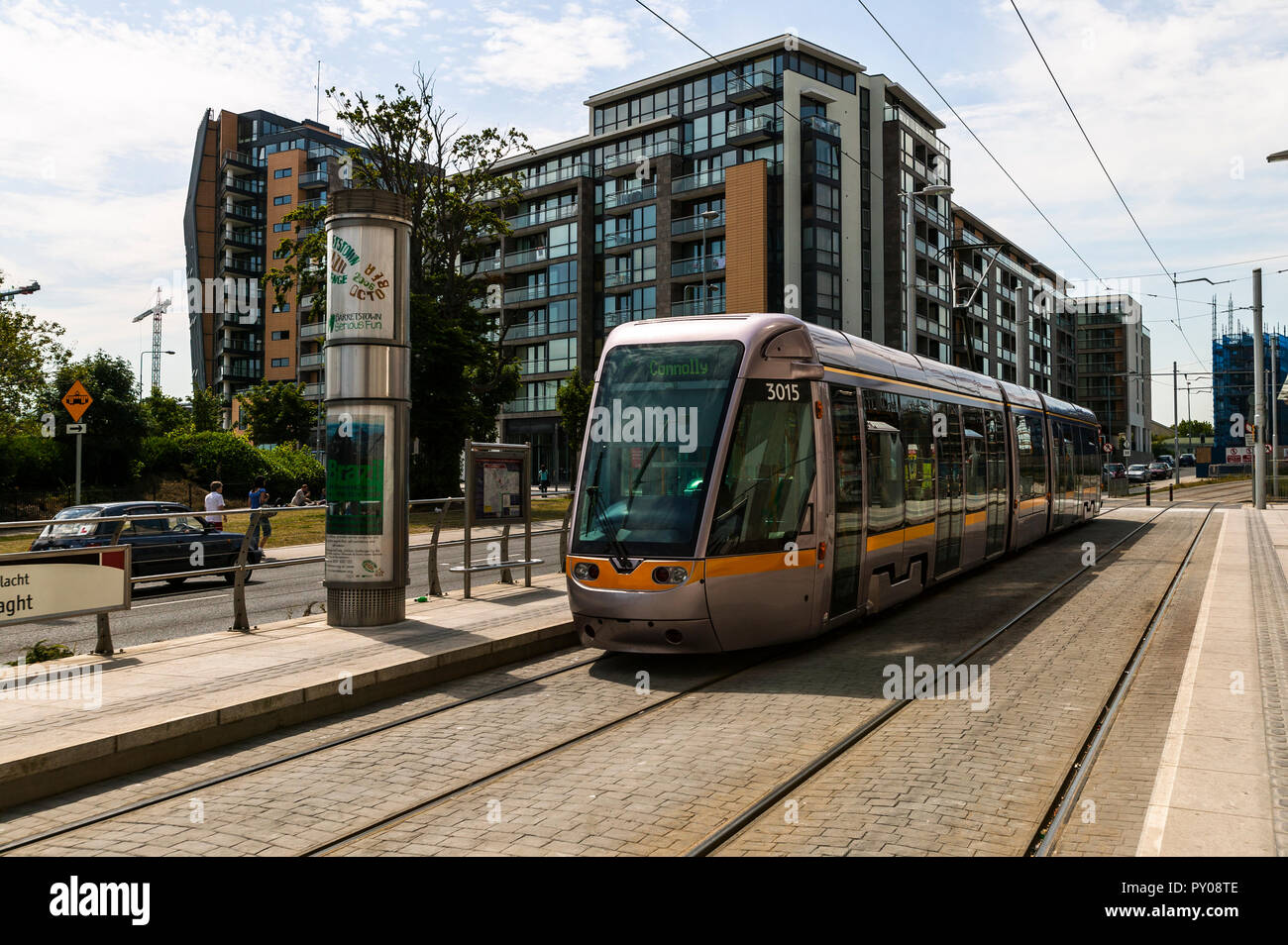 LUAS Train at the Square Tallaght Stock Photo - Alamy