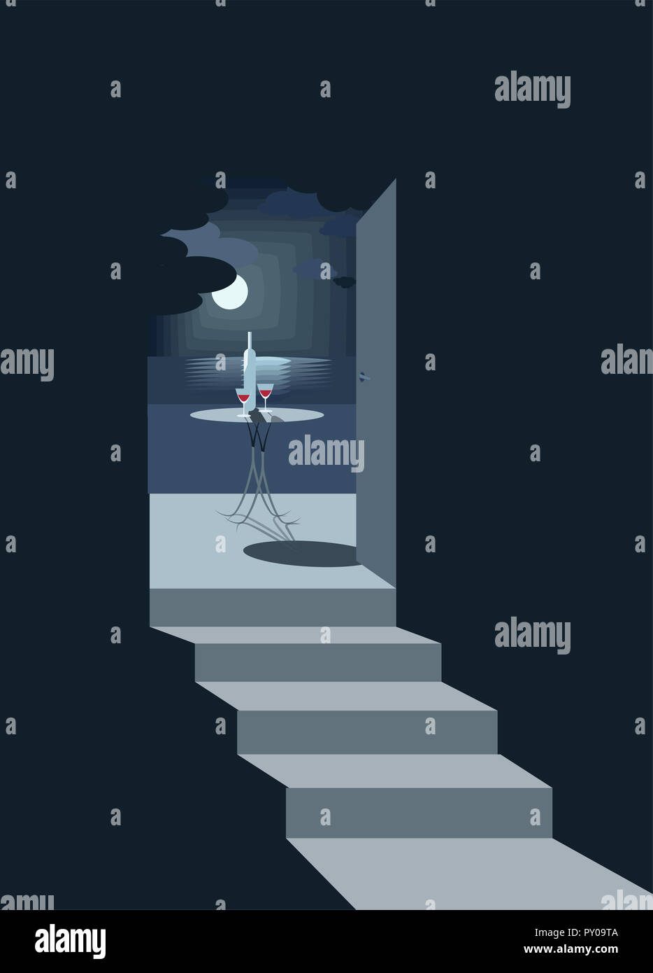 Table vector hi-res stock photography and images - Alamy