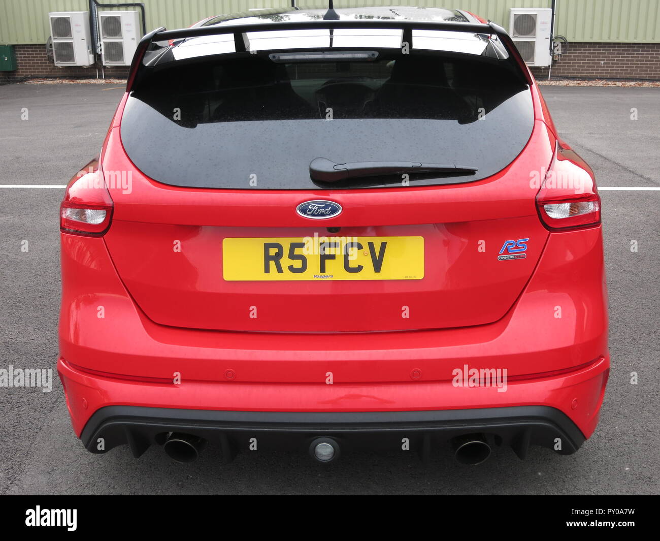 Ford Focus RS mk3 in limited edition Red on show at the RS OWNERS CLUB ...
