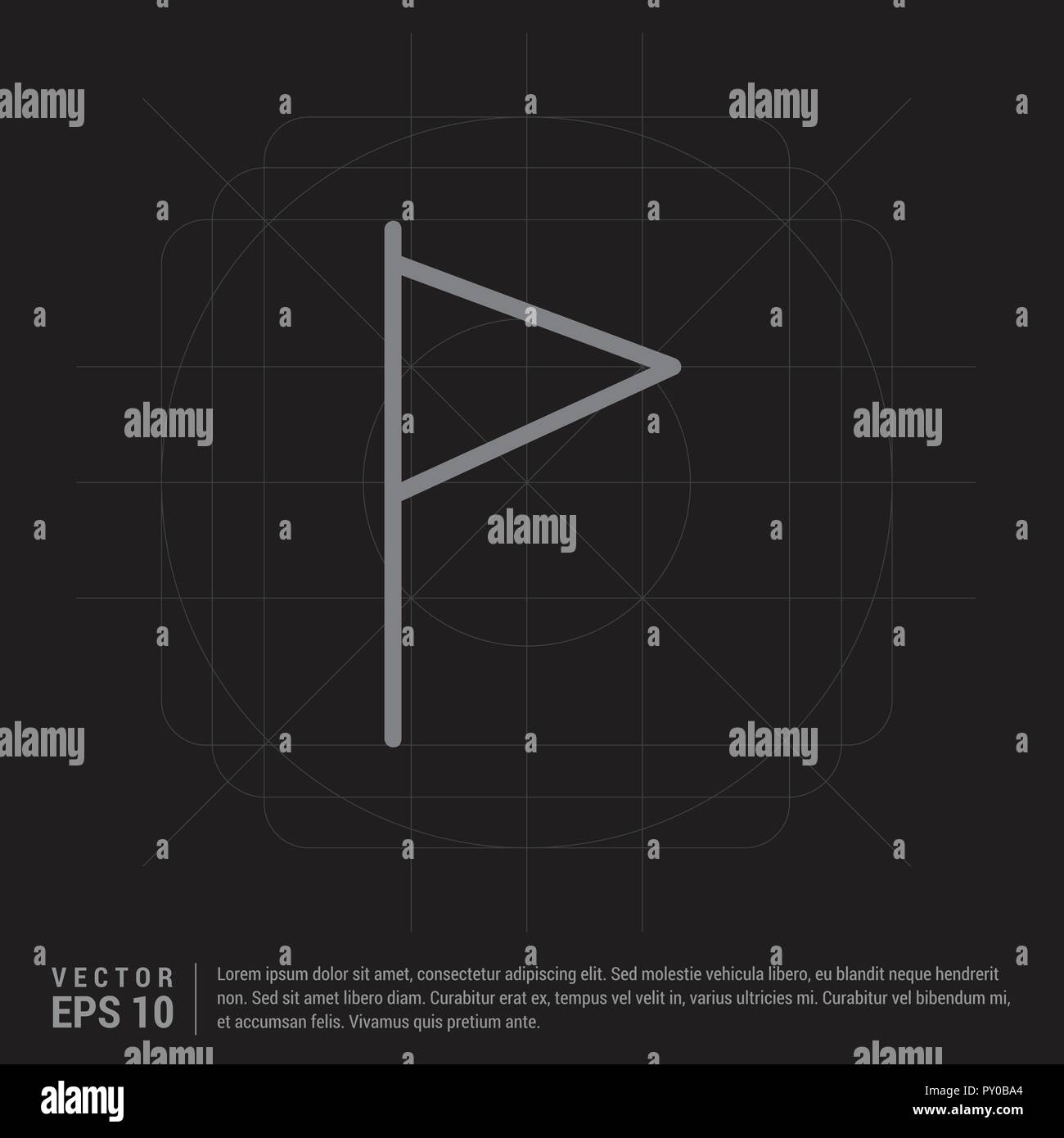 Flag mark icon Stock Vector Image & Art - Alamy