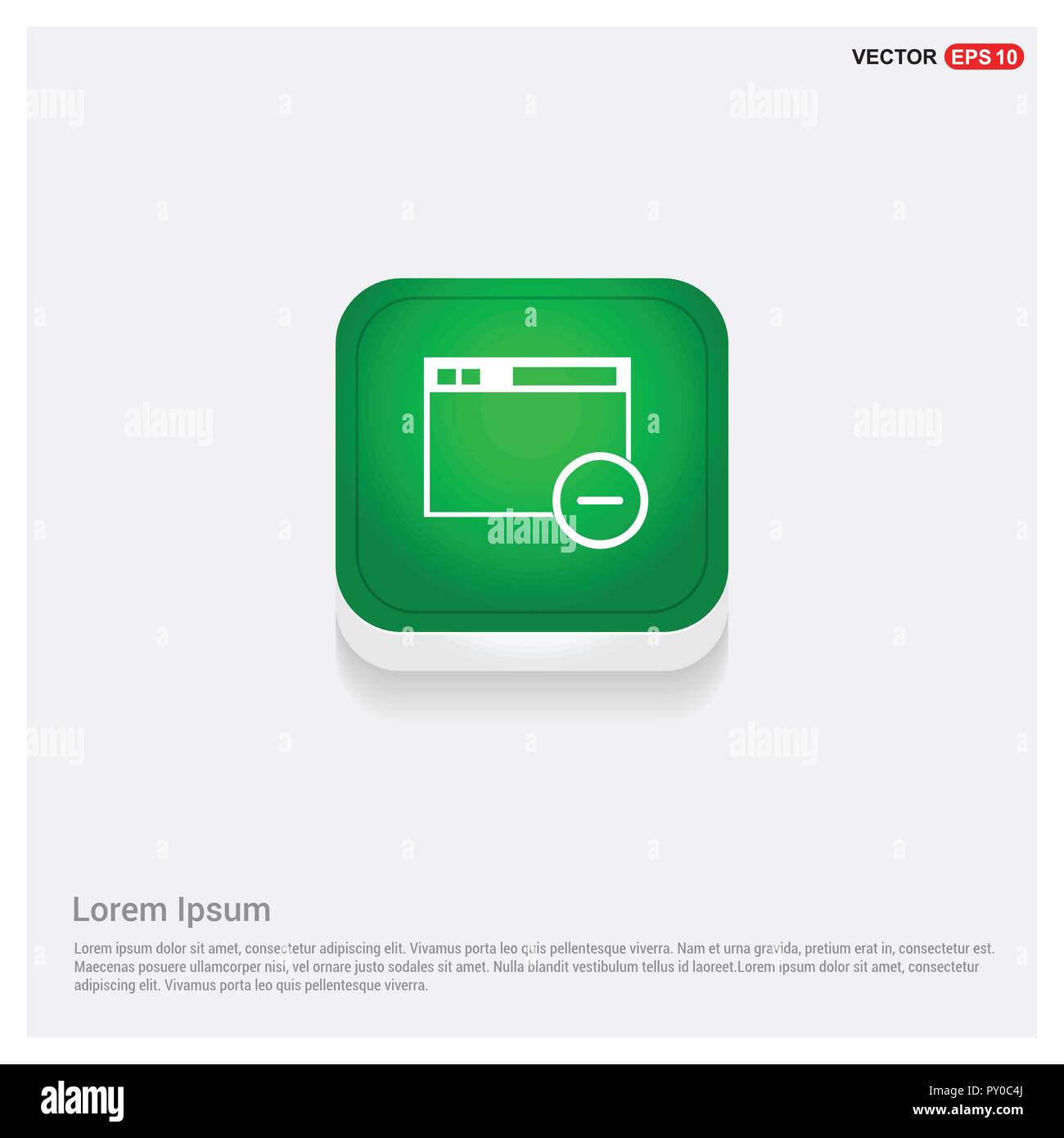 Minimize screen icon Stock Vector Image & Art - Alamy