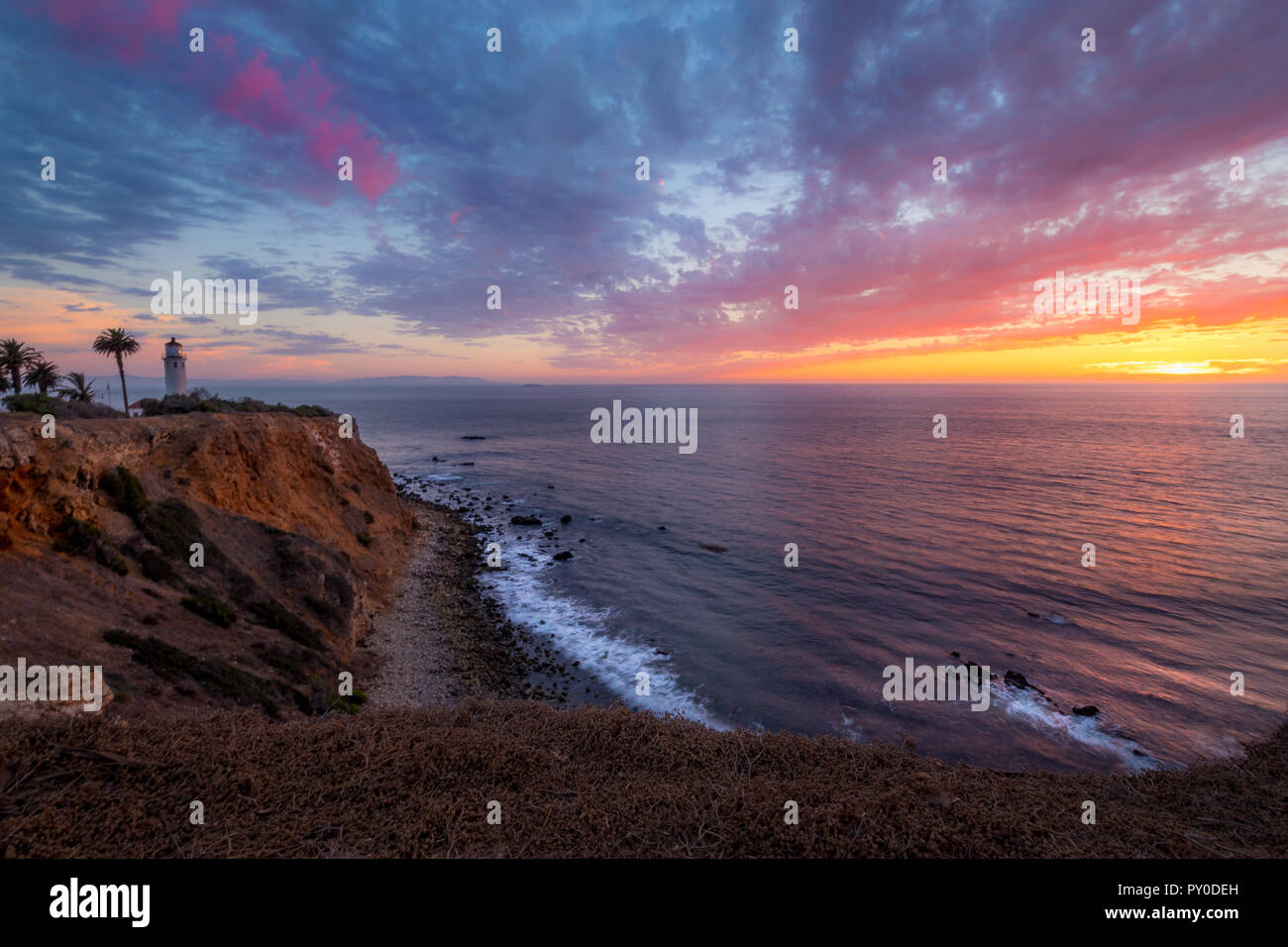 Point vicente lighthouse hi-res stock photography and images - Alamy