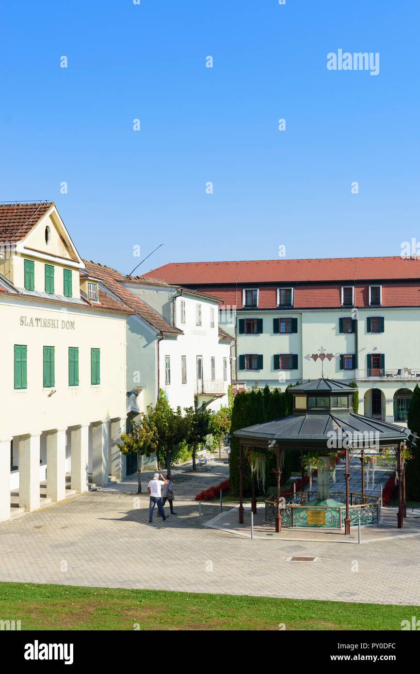 Radenci (Bad Radein): thermal spa health resort building slatinski dom ...