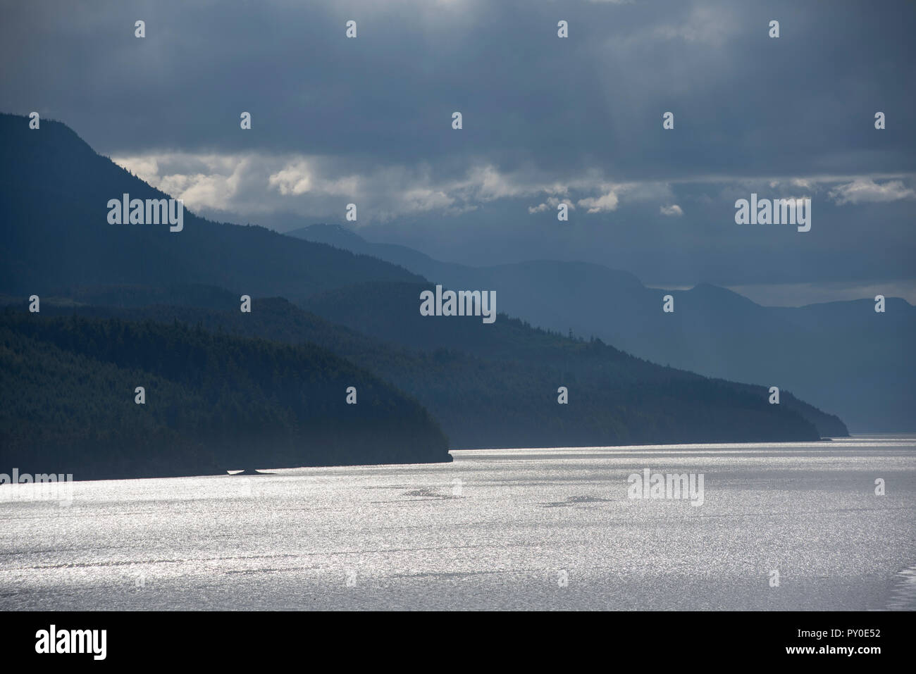 The Inside Passage between Vancouver Island and the islands and coast ...