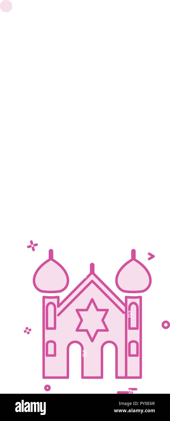 Jewish temple icon design vector Stock Vector Image & Art - Alamy