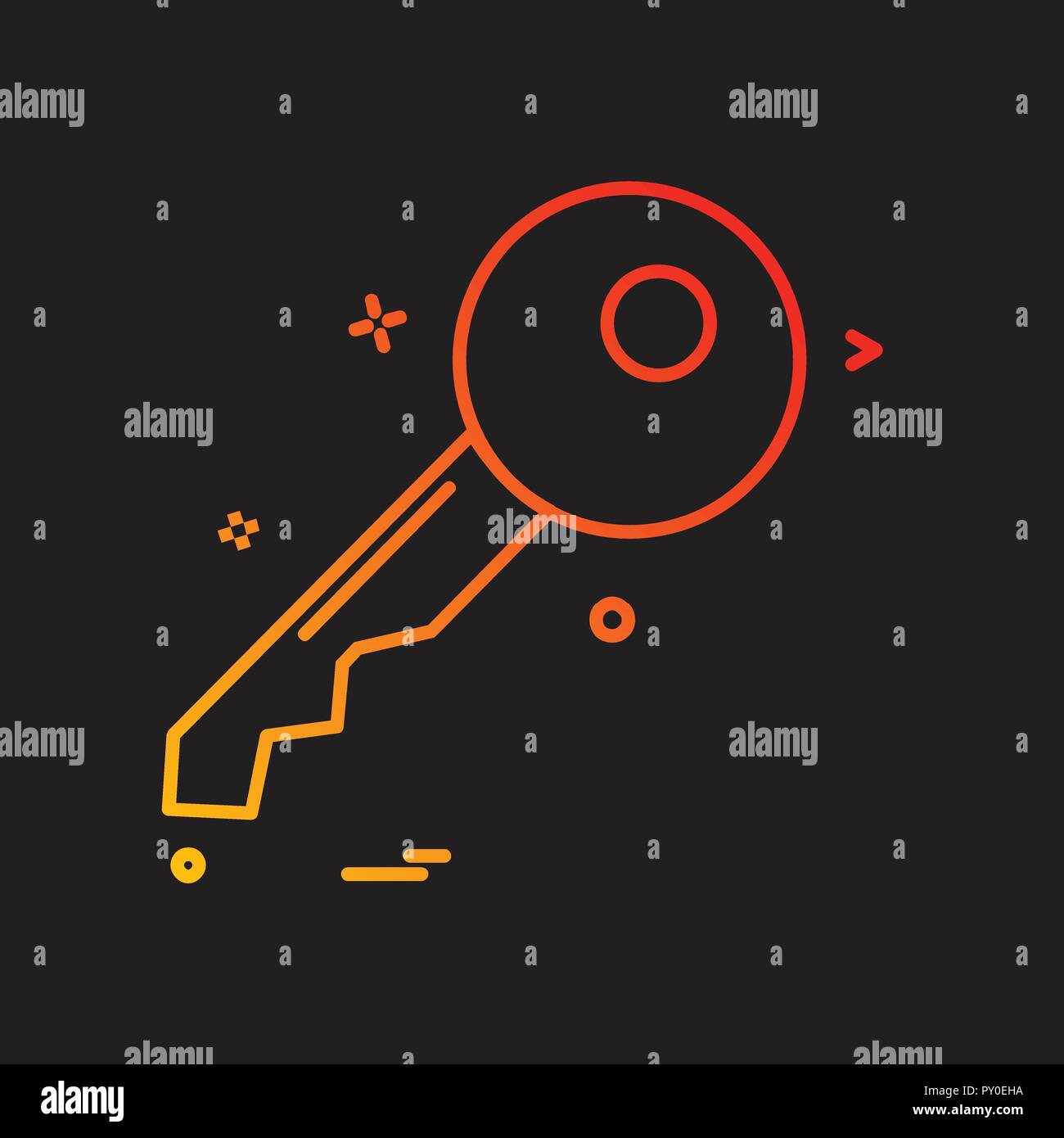 Lock icon design vector Stock Vector Image & Art - Alamy