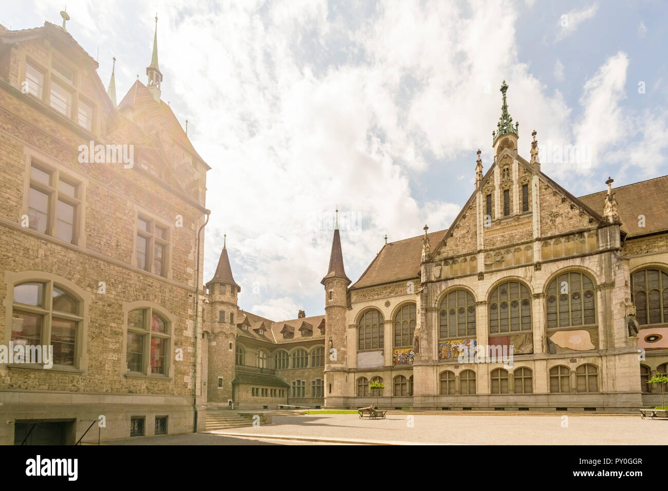 Zurich swiss national museum hi-res stock photography and images - Alamy