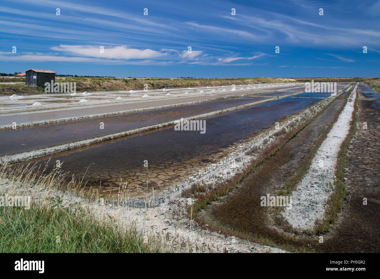 Artificial salt pans hi-res stock photography and images - Alamy