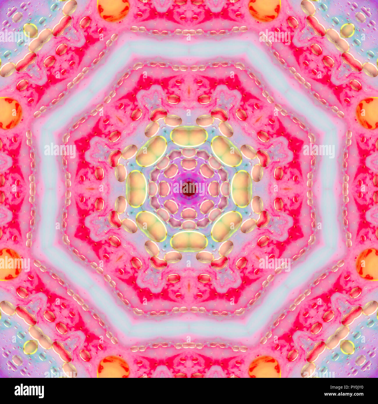 Symmetrical and repetitive colors background Stock Photo - Alamy