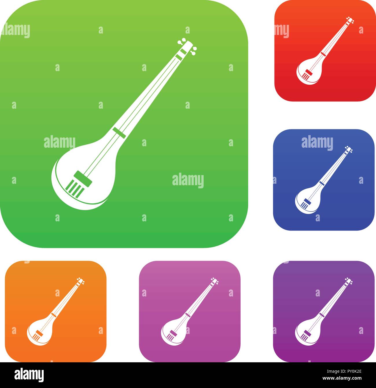 Indian guitar set color collection Stock Vector Image & Art - Alamy