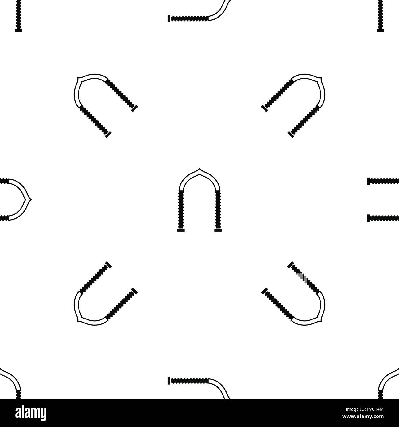 Arch pattern seamless black Stock Vector Image & Art - Alamy