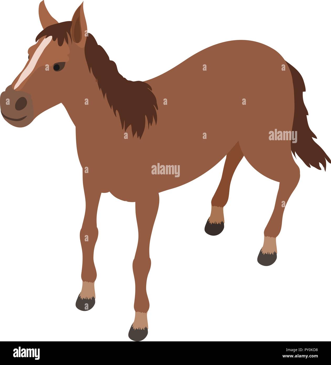 Horse icon, isometric style Stock Vector Image & Art - Alamy