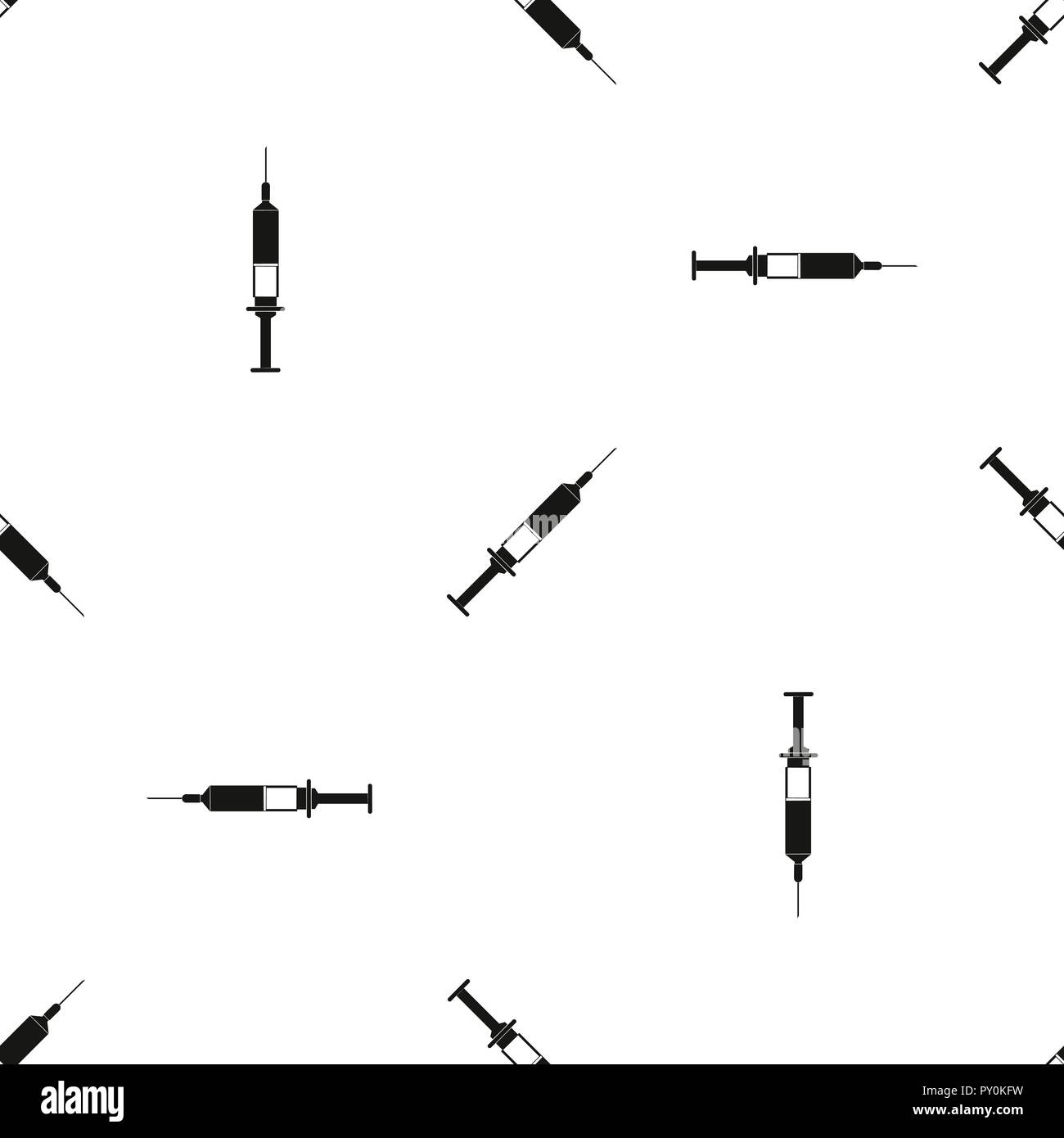 Syringe pattern seamless black Stock Vector Image & Art - Alamy