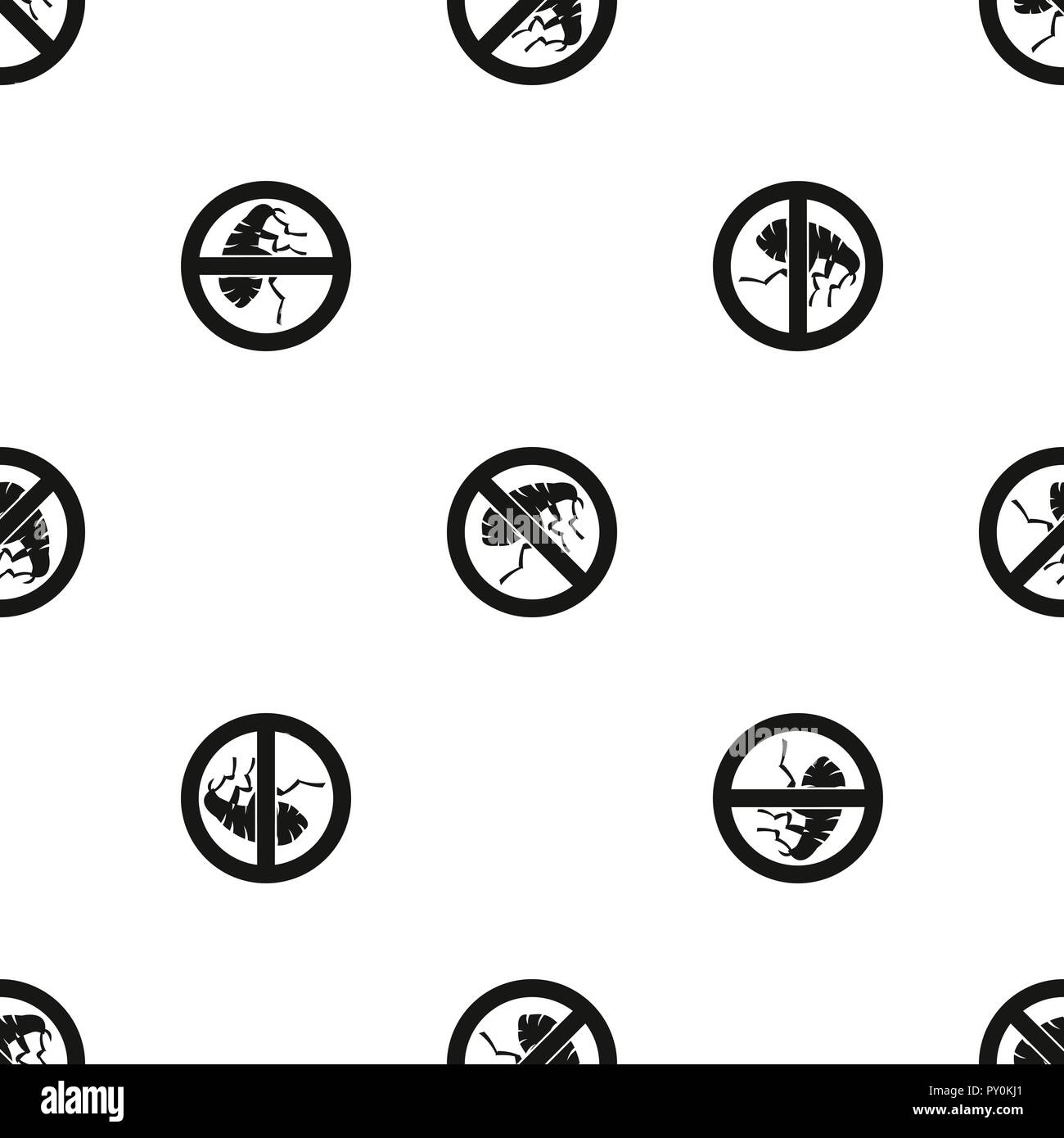 Etching insect pattern seamless black Stock Vector Image & Art - Alamy