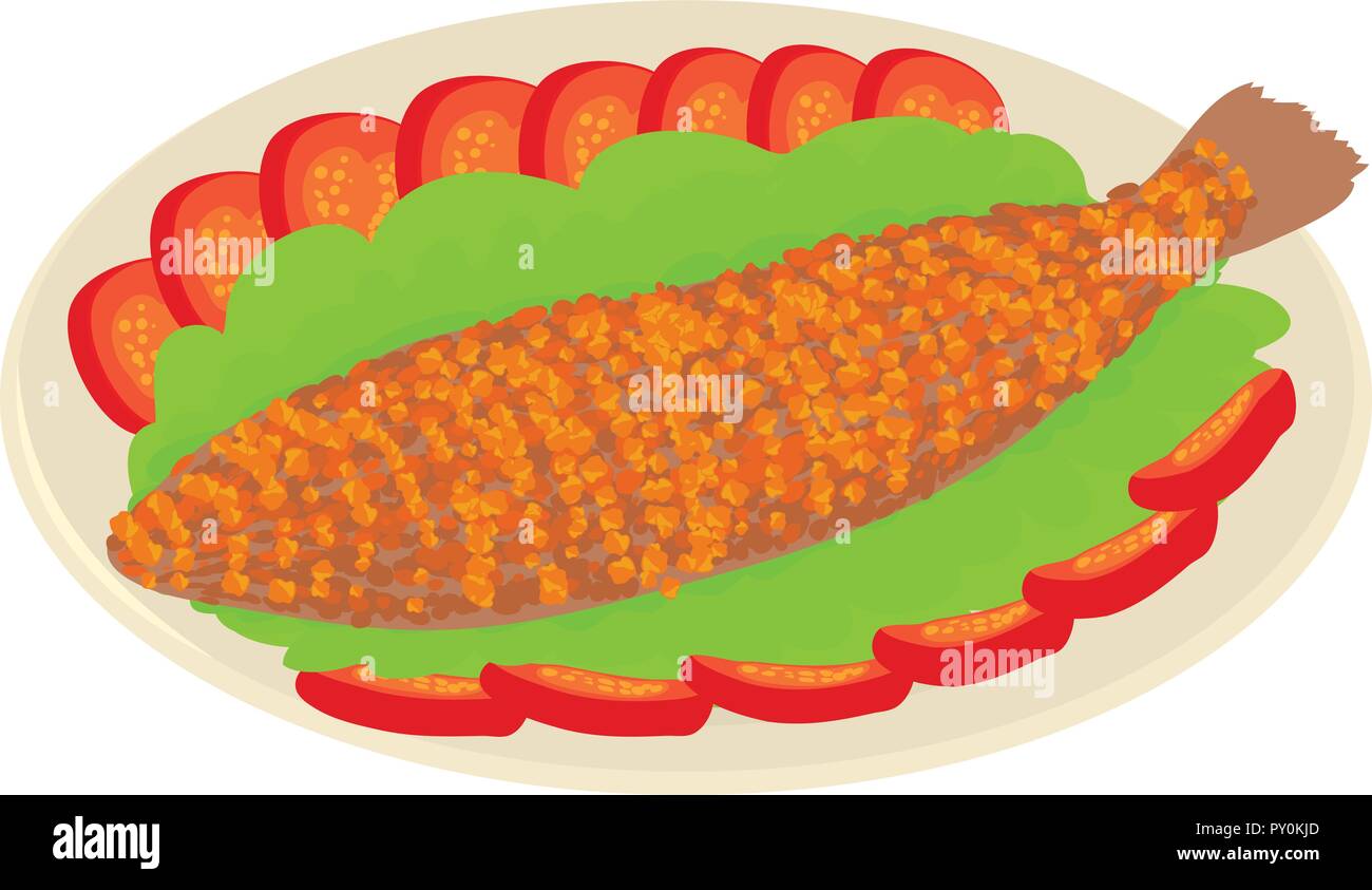 Fish fry sign Stock Vector Images - Alamy