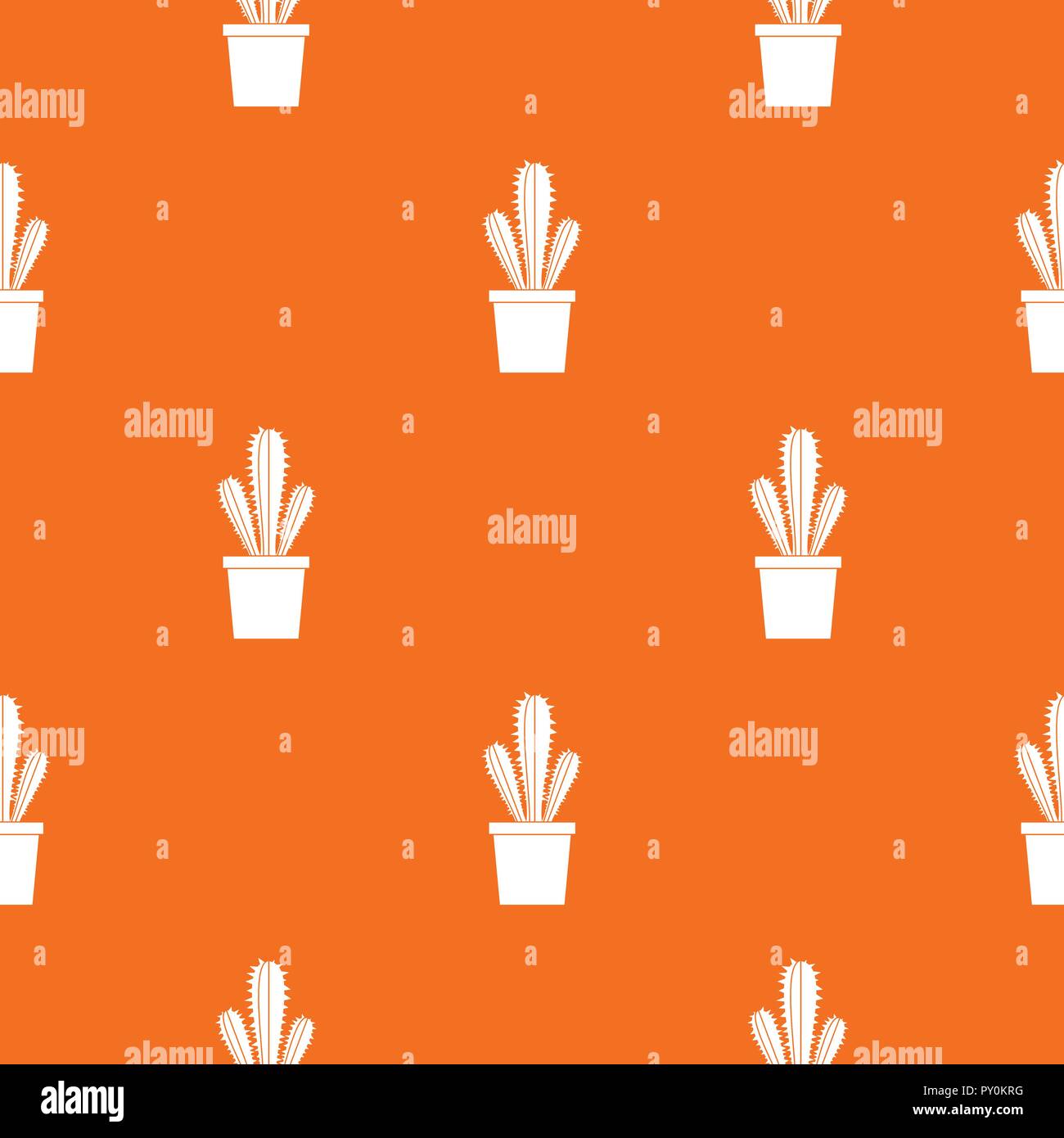 Cactus in flower pot pattern seamless Stock Vector Image & Art - Alamy