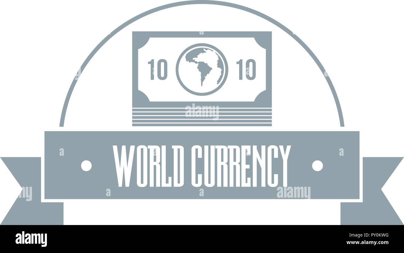 World currency logo, simple gray style Stock Vector Image & Art - Alamy