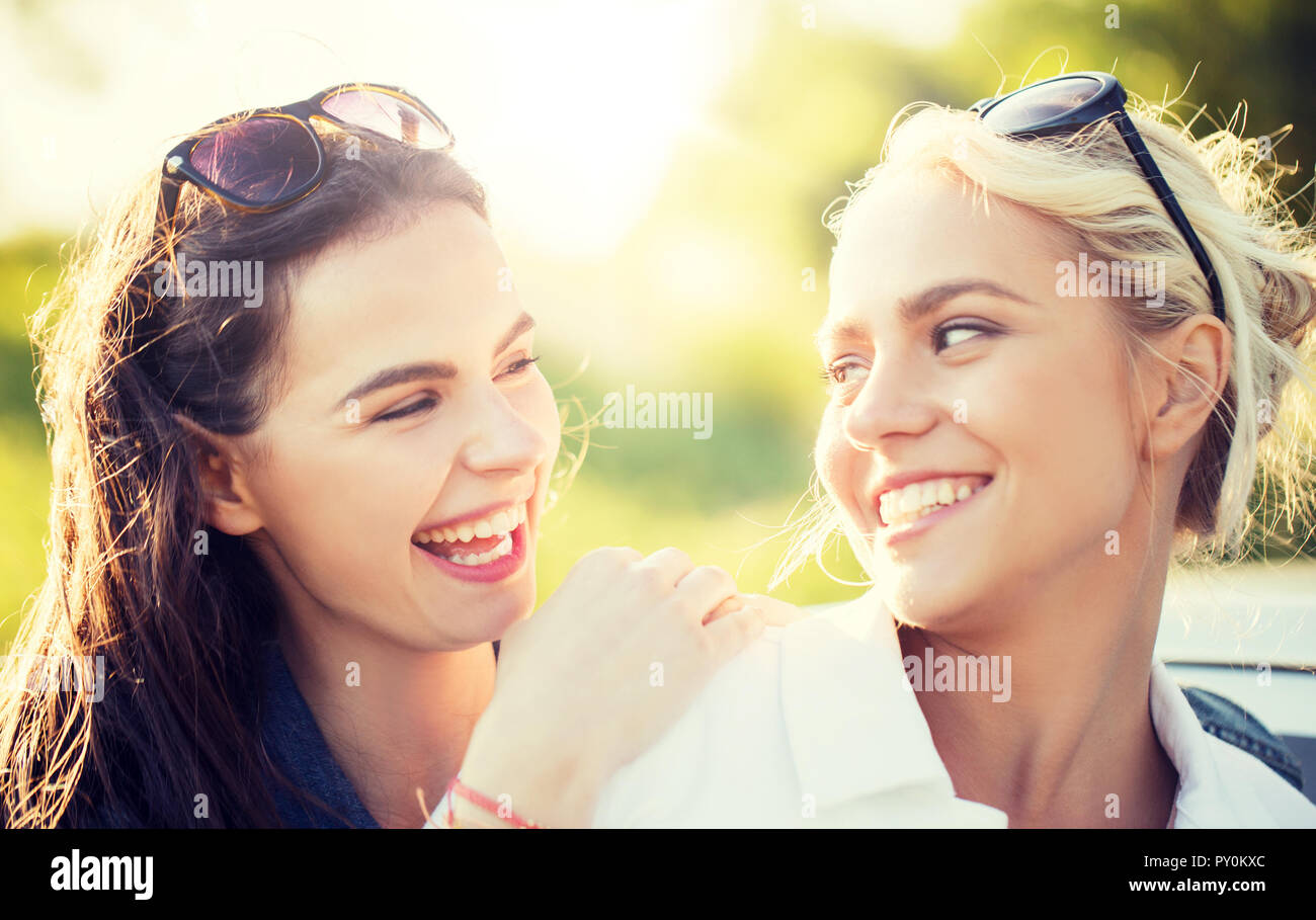 Laughing outdoors hi-res stock photography and images - Alamy