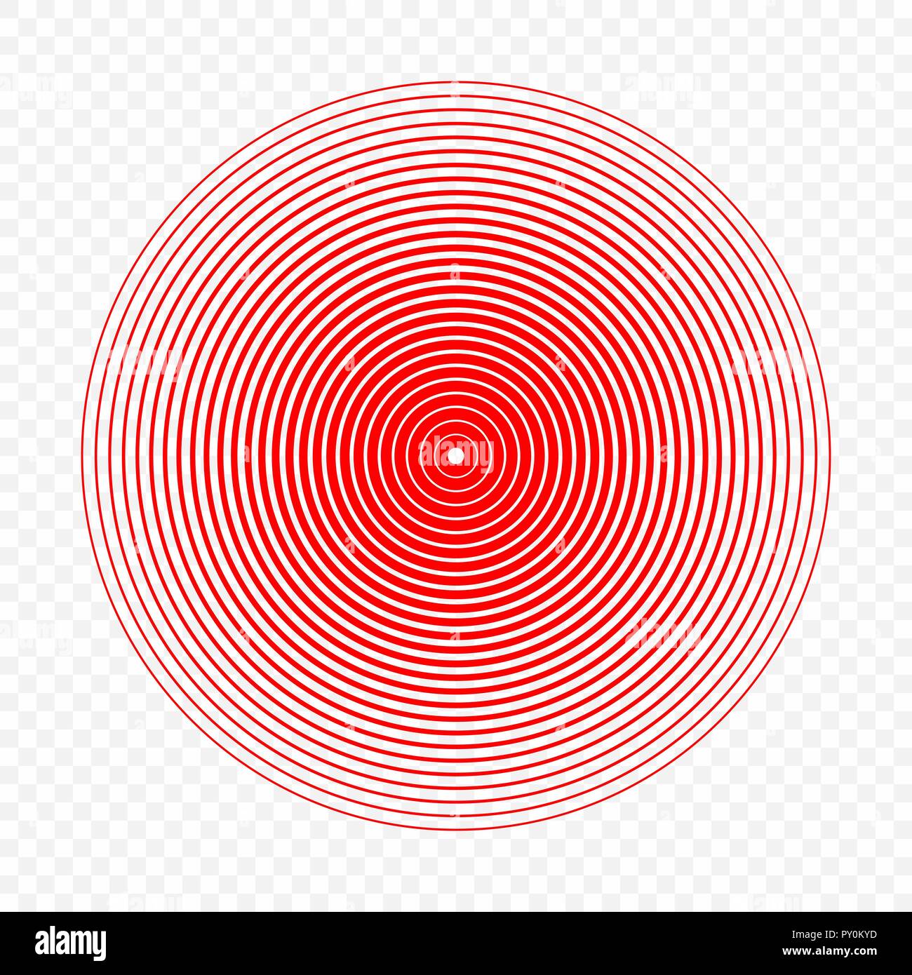 Pain circle red icon for medical design Stock Vector Image & Art - Alamy