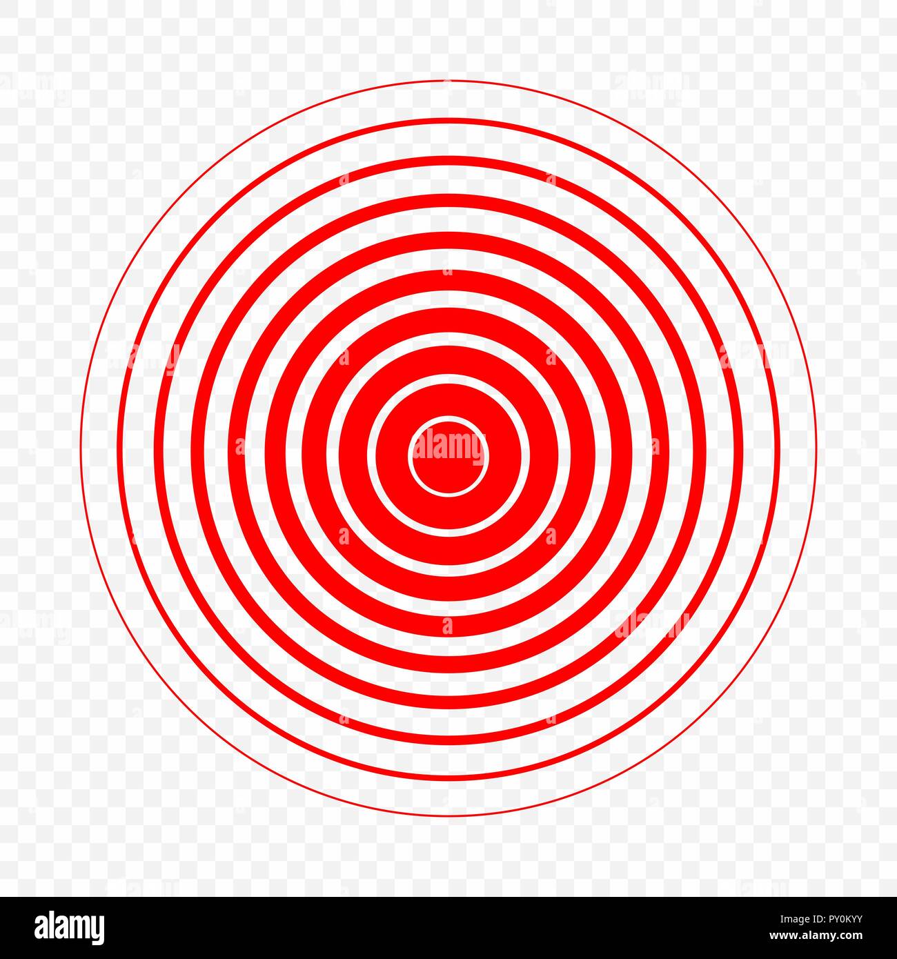 Pain circle red icon for medical design Stock Vector Image & Art - Alamy