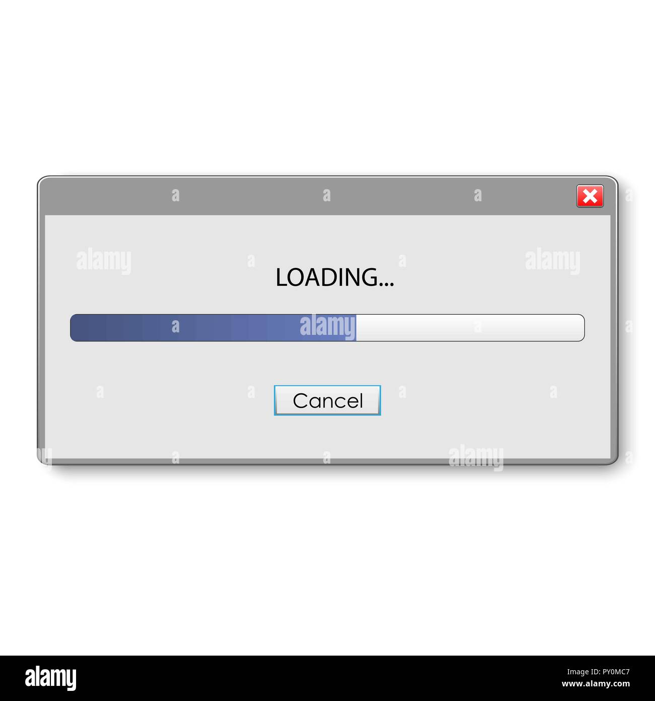 Loading Bar for ui and ux design. Vector illustration Stock Vector ...