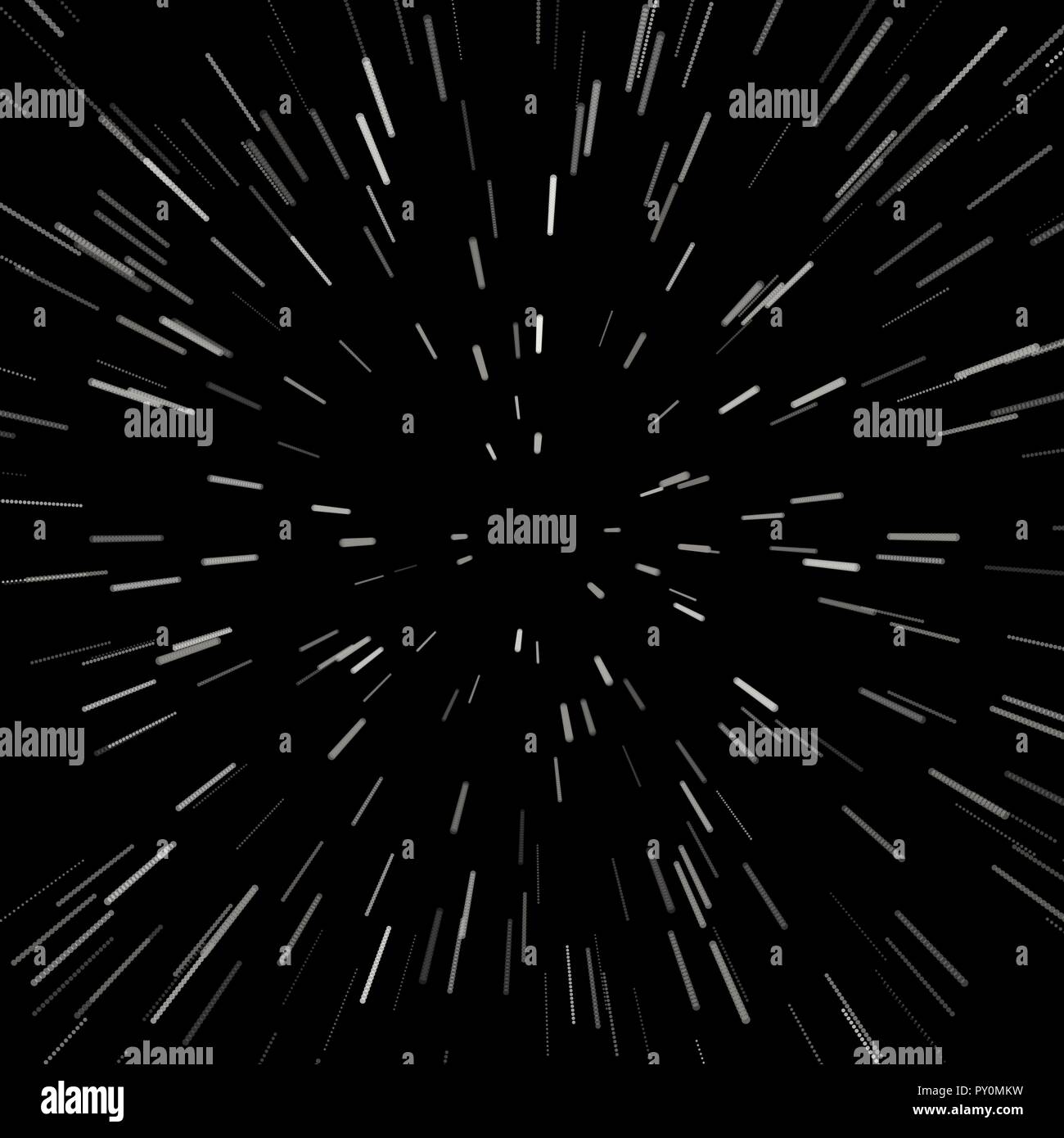 Warp stars vector abstract background. Ray galaxy, flare and light ...