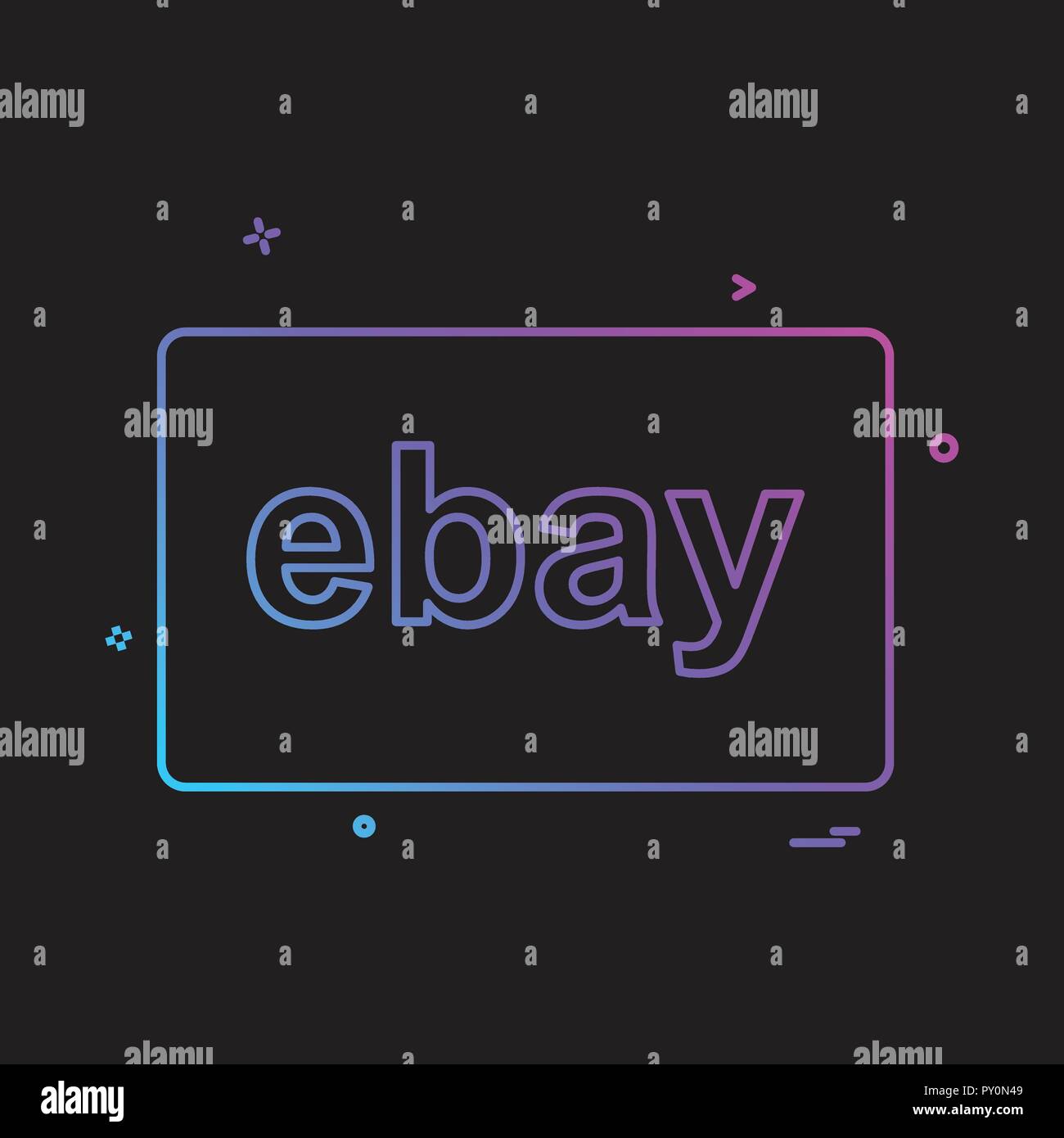 Ebay icon Stock Vector Images - Alamy