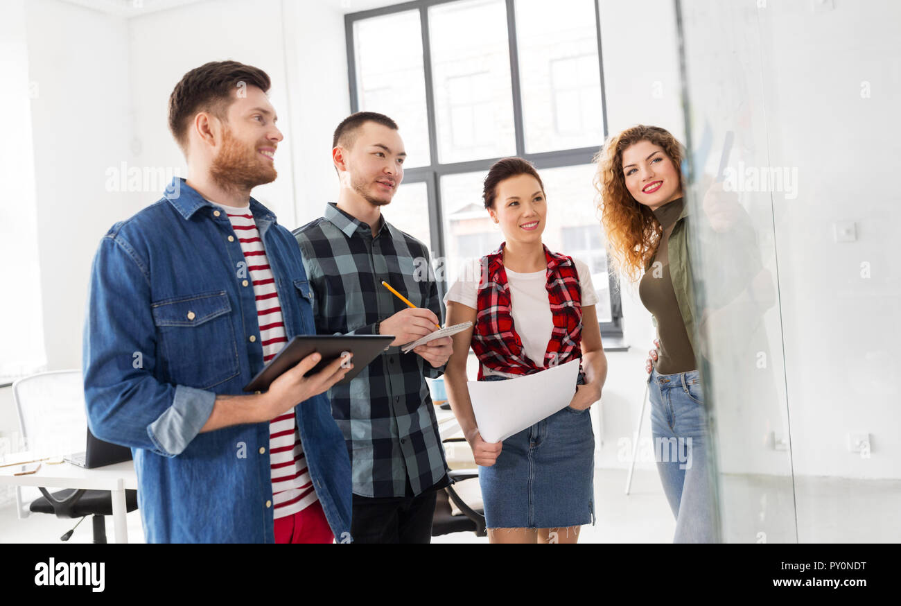 Team glass wall hi-res stock photography and images - Alamy