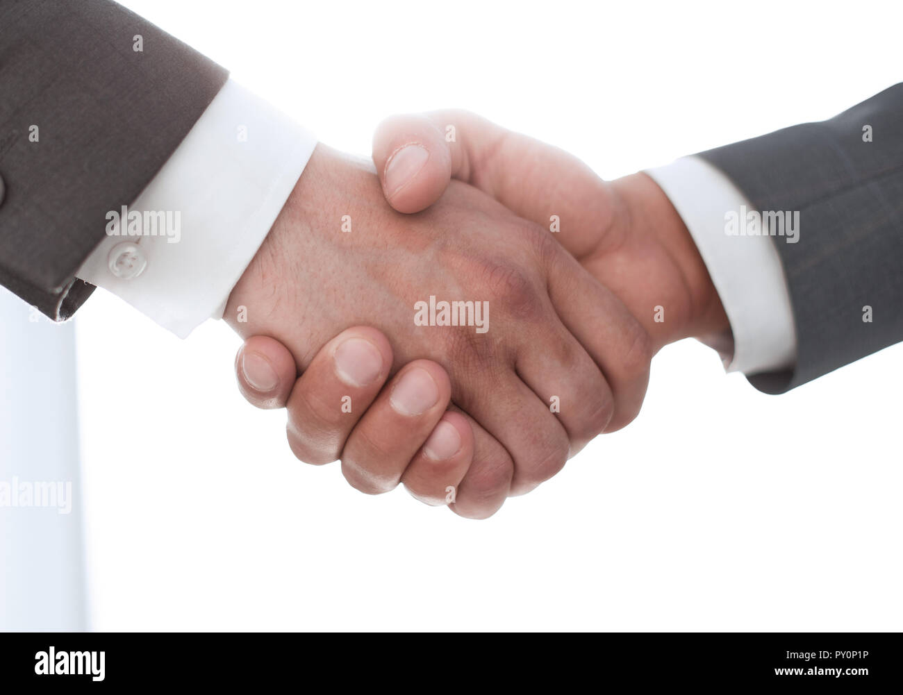 Closing successful deal handshake hi-res stock photography and images ...