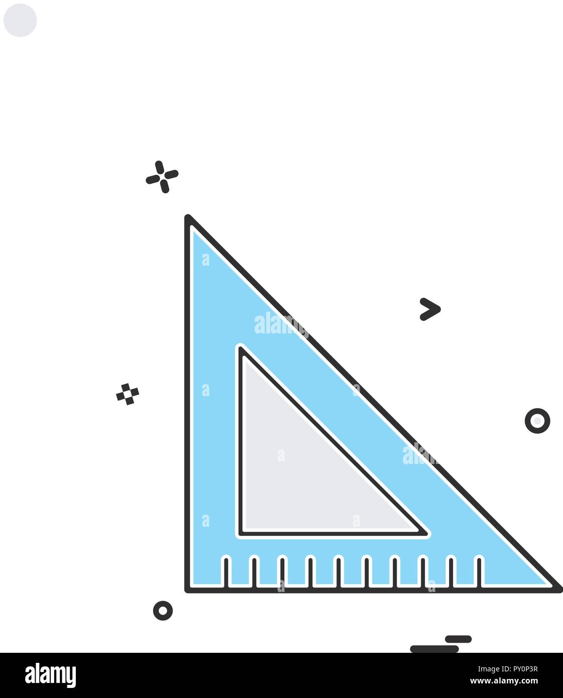 scale triangle icon vector design Stock Vector Image & Art - Alamy