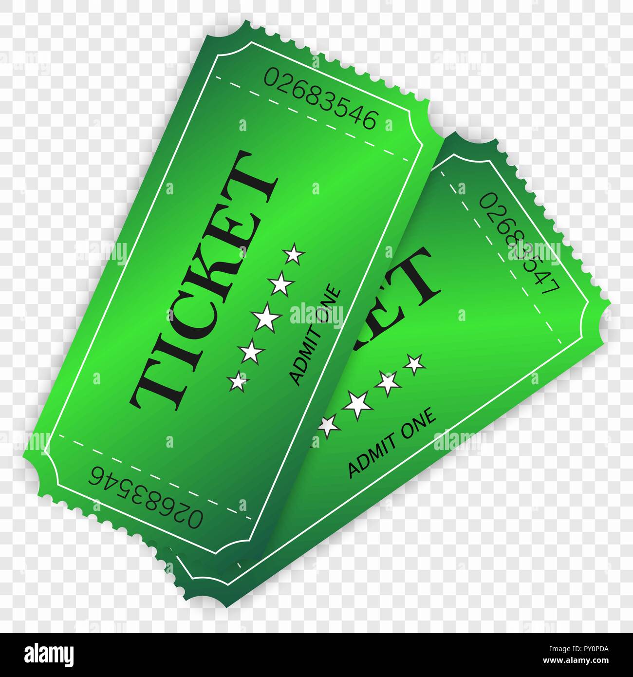 Entry ticket in old vintage style. Vector illustration Stock Vector ...