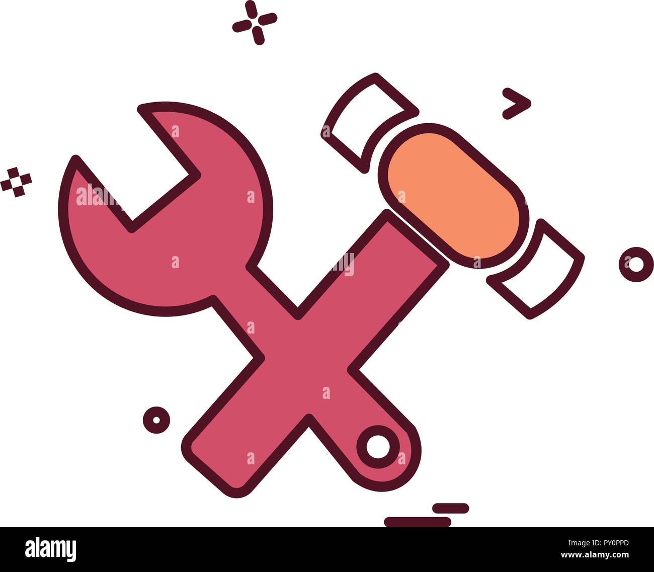 Hardware tools icon design vector Stock Vector Image & Art - Alamy