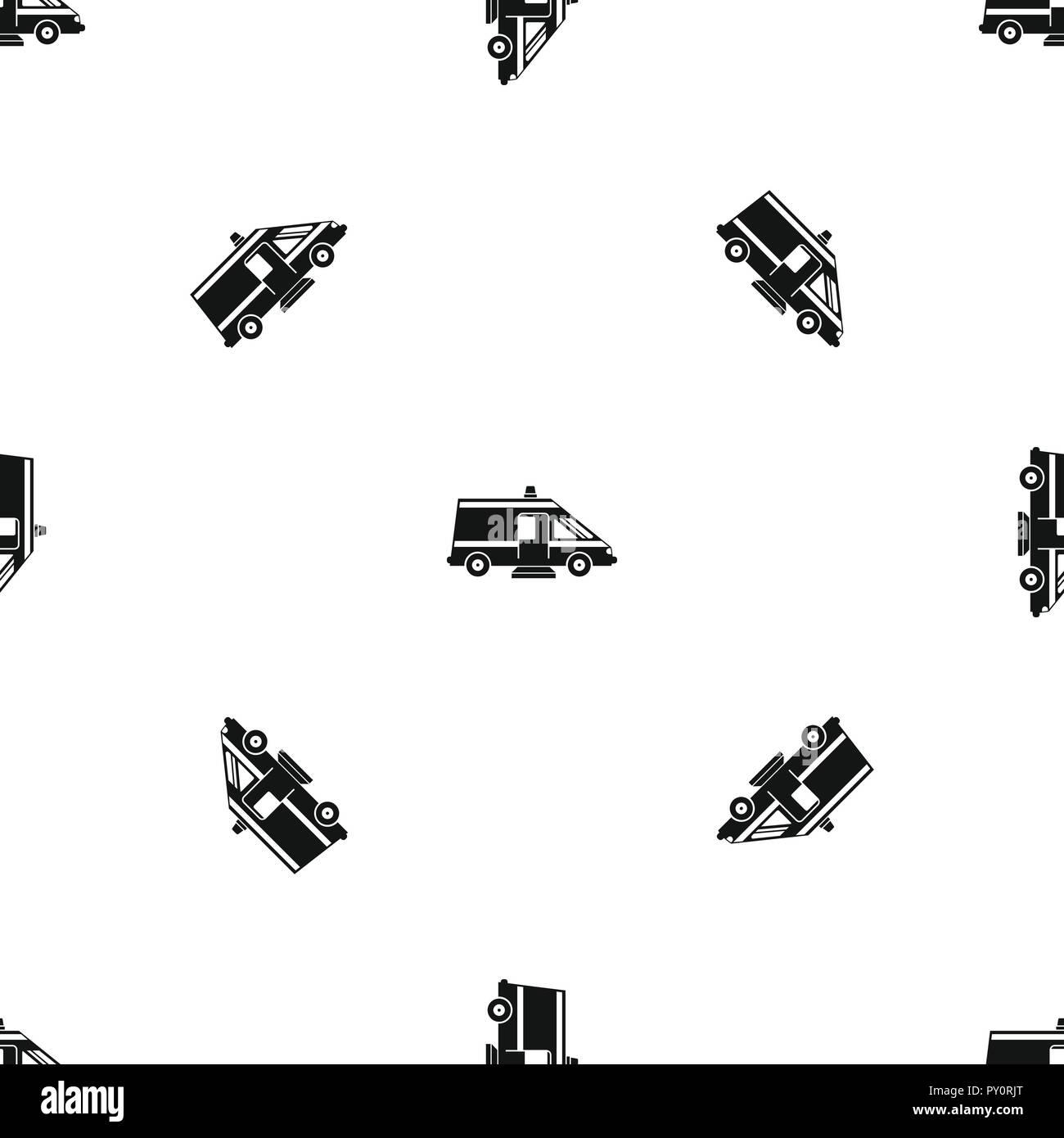 Ambulance car pattern simple hi-res stock photography and images - Alamy