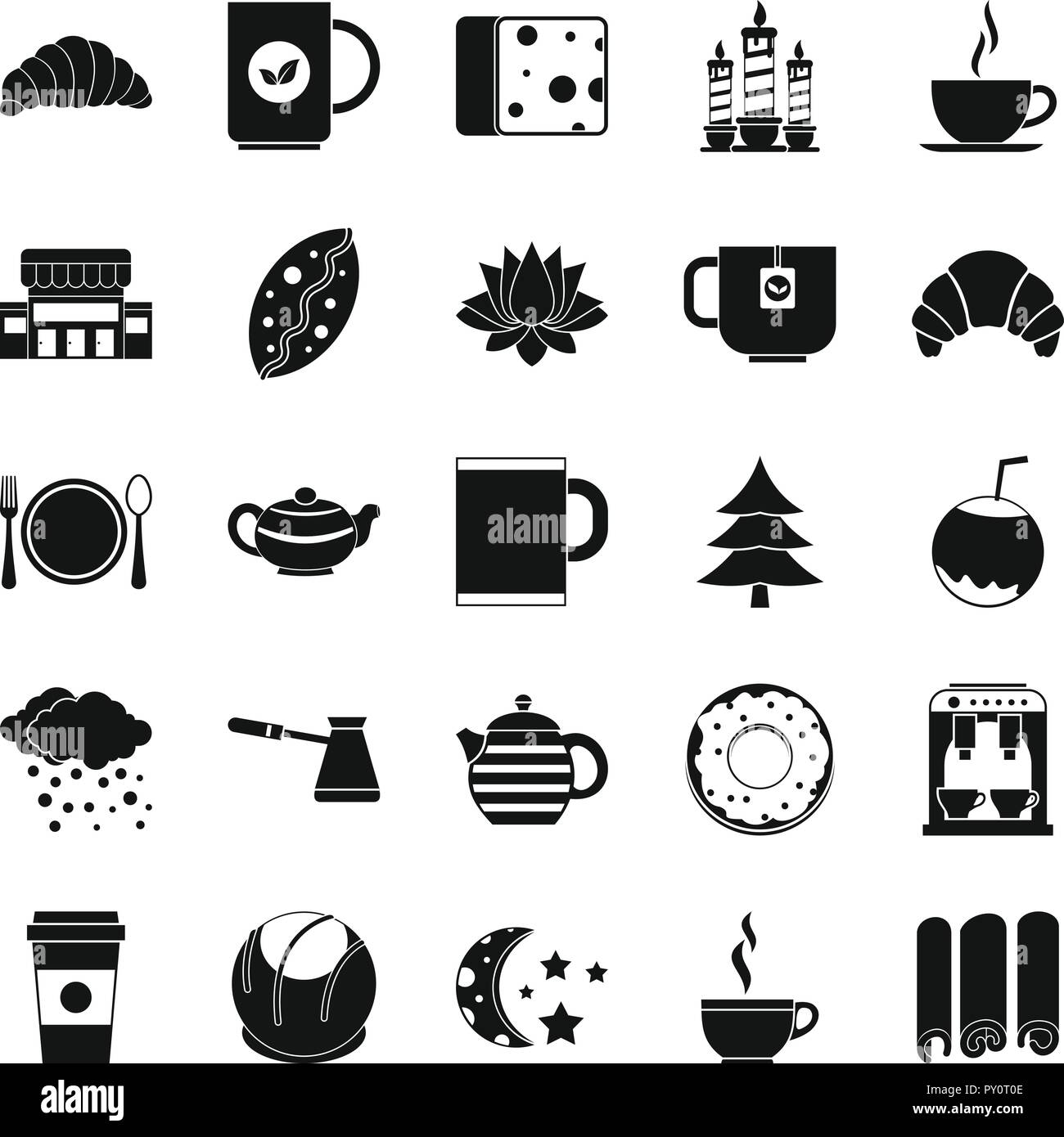 Matcha tea drinking Stock Vector Images - Alamy