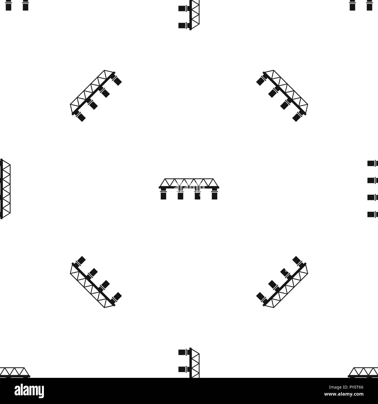 Bridge pattern seamless black Stock Vector Image & Art - Alamy