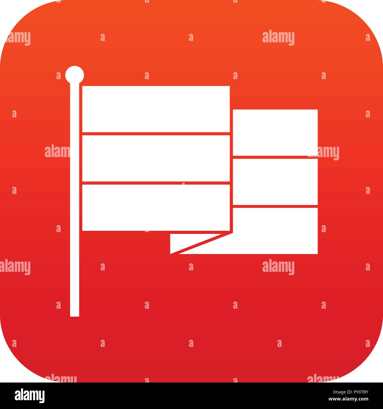 Black flag icon digital red Stock Vector Image & Art - Alamy