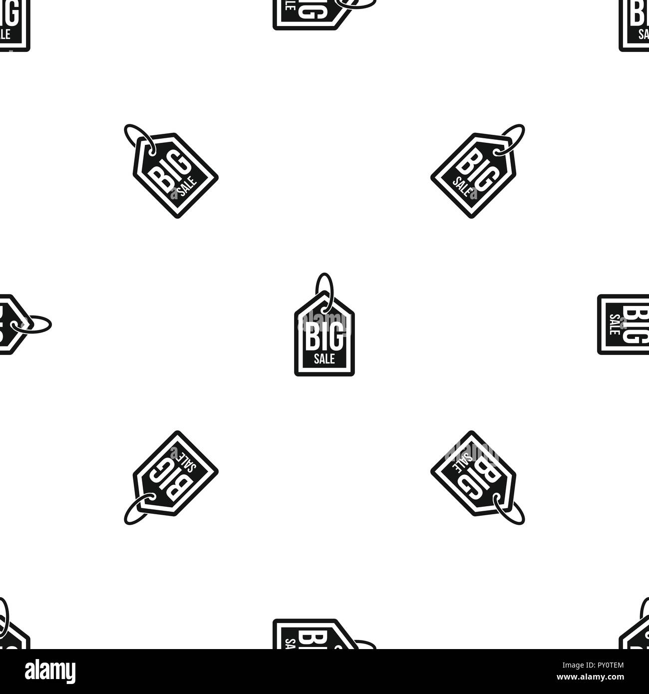 Big sale tag pattern seamless black Stock Vector Image & Art - Alamy