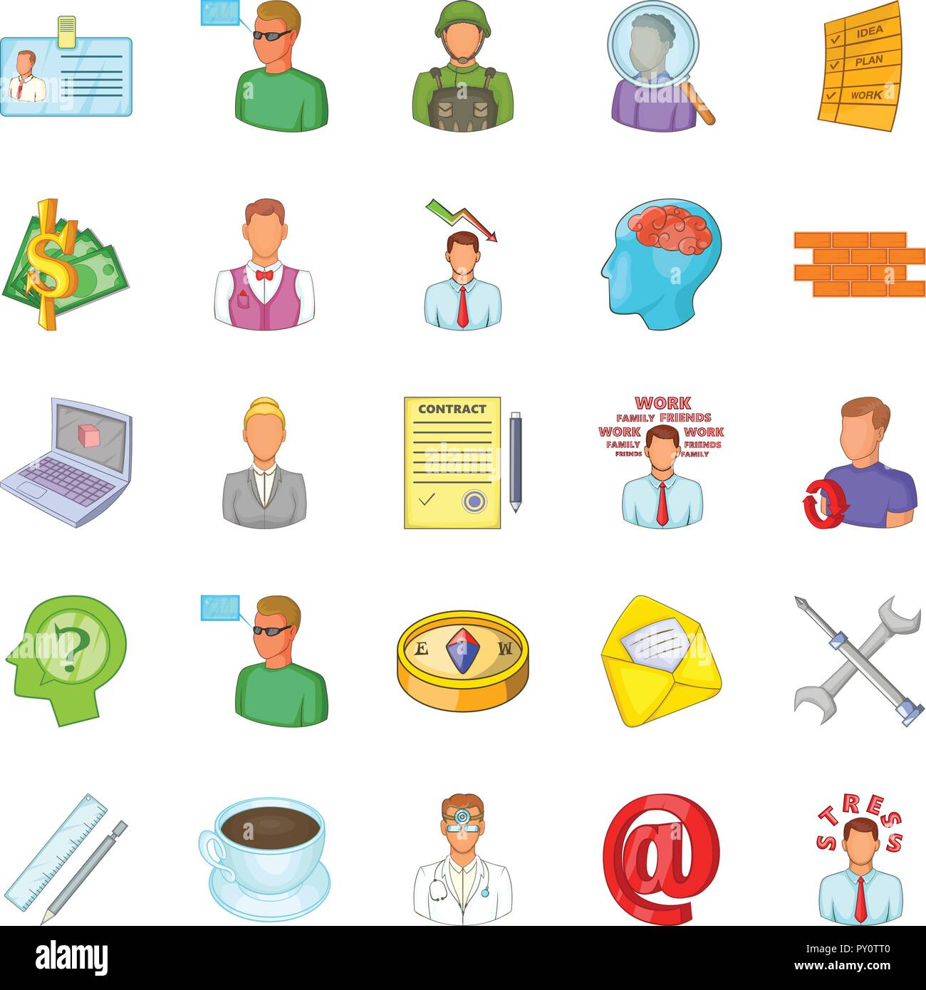 Difficult meeting Stock Vector Images - Alamy