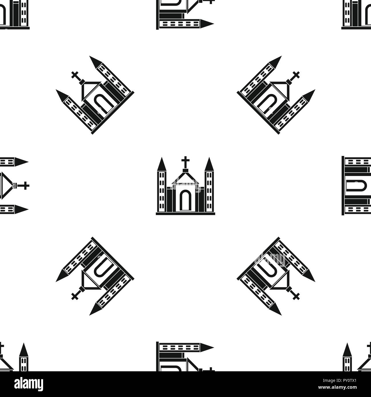 Temple roof with blue background Stock Vector Images - Alamy