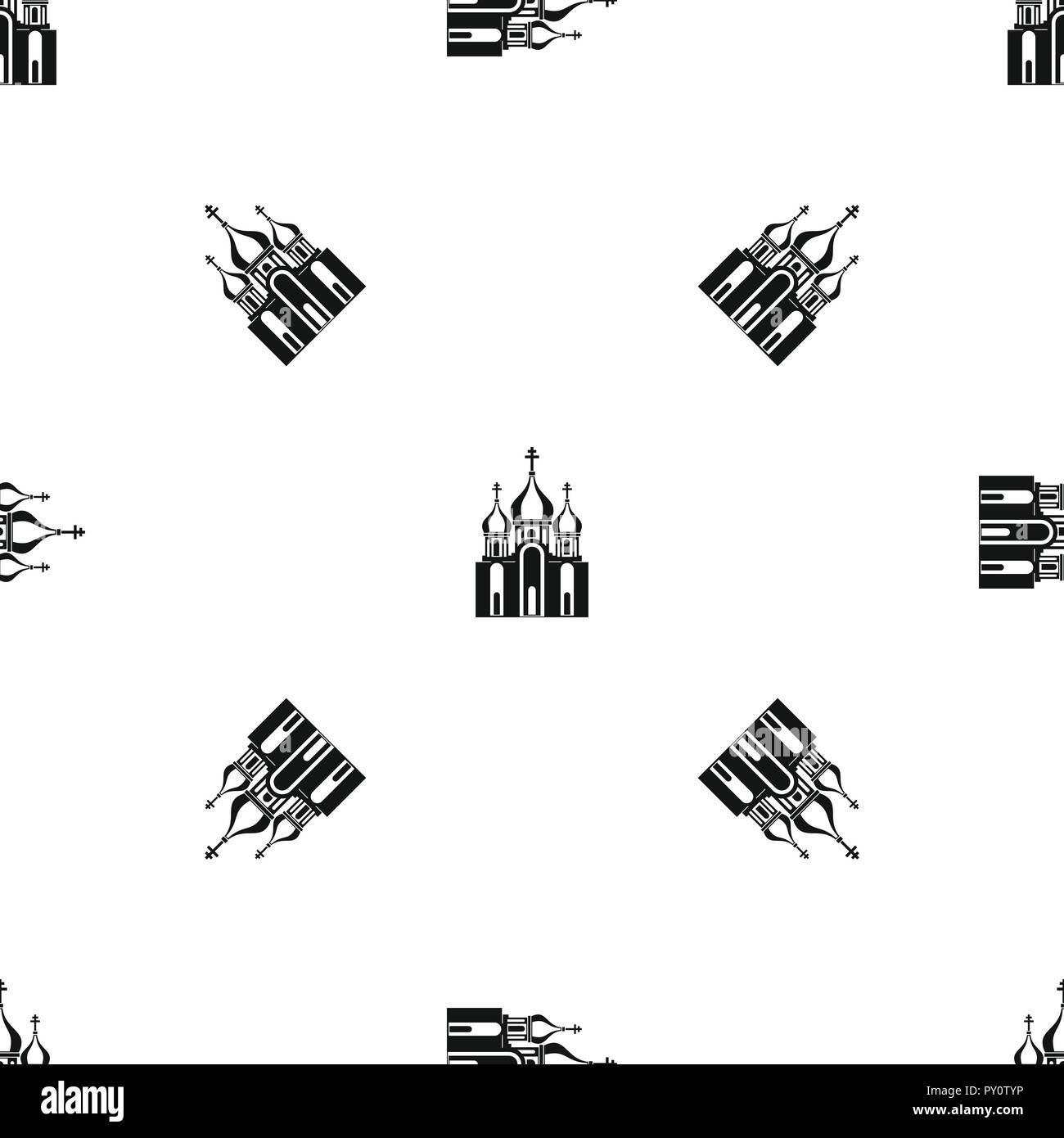 Church building pattern seamless black Stock Vector Image & Art - Alamy