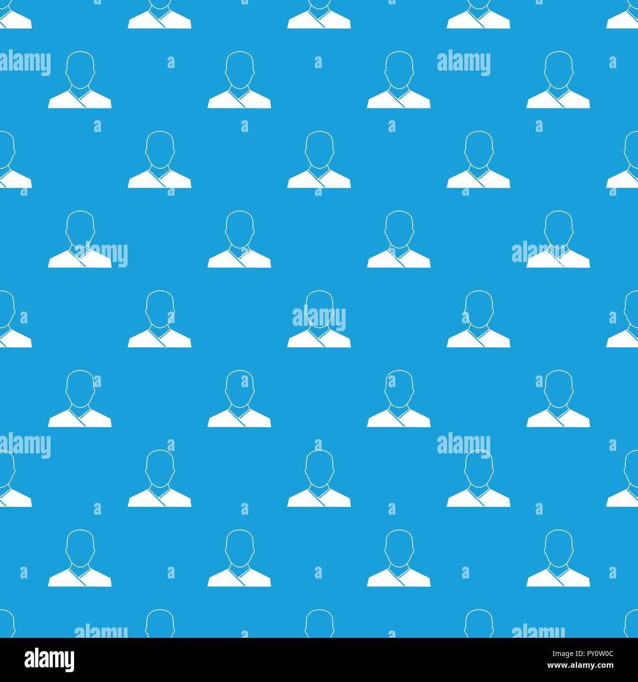 Buddhist monk pattern seamless blue Stock Vector Image & Art - Alamy