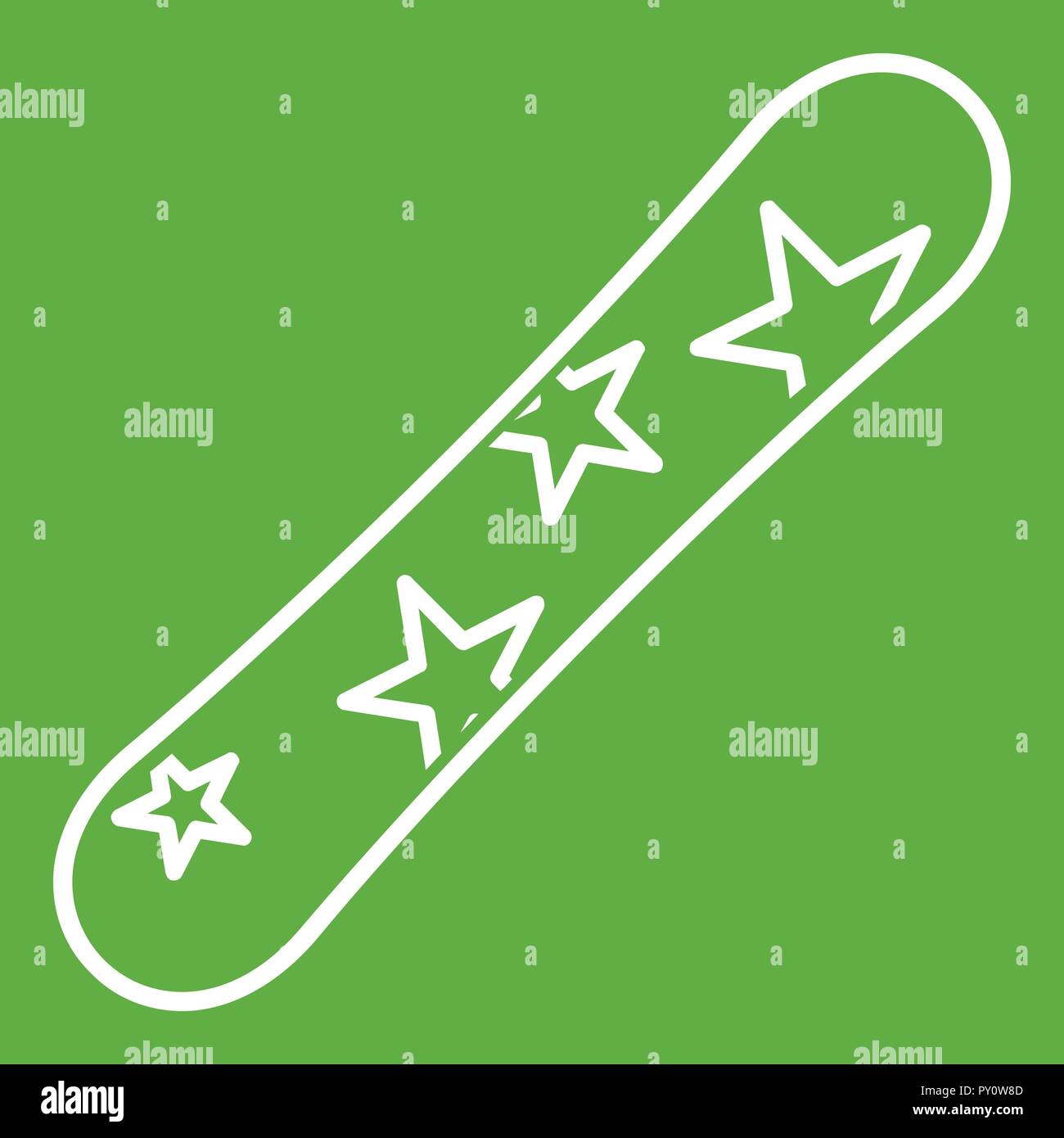 Green ski slope Stock Vector Images - Alamy