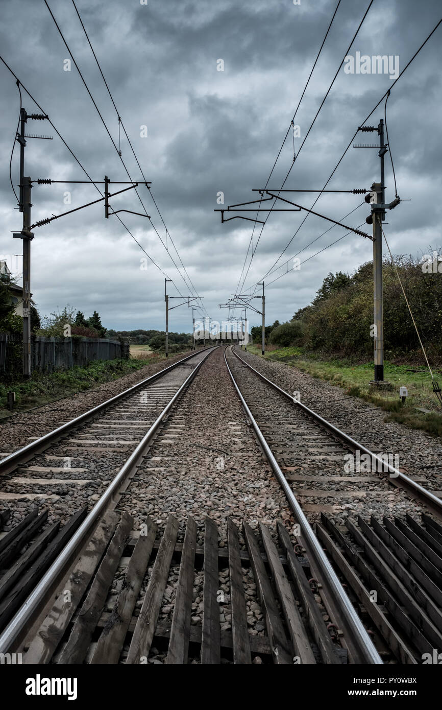 Rail track and north and uk hi-res stock photography and images - Alamy